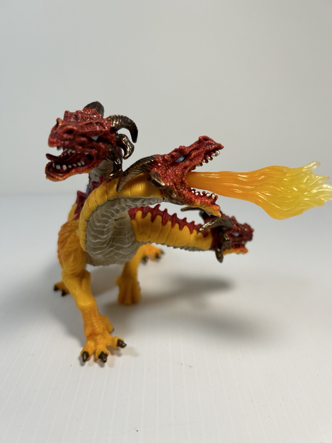 Fire Dragon by Safari Ltd Toy Mythical 3 Headed Chinese Dragon Figure ...