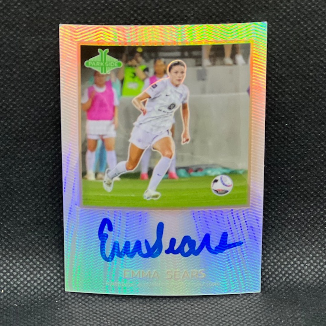Emma Sears 2024 Parkside Pacific NWSL Autograph Soccer Card