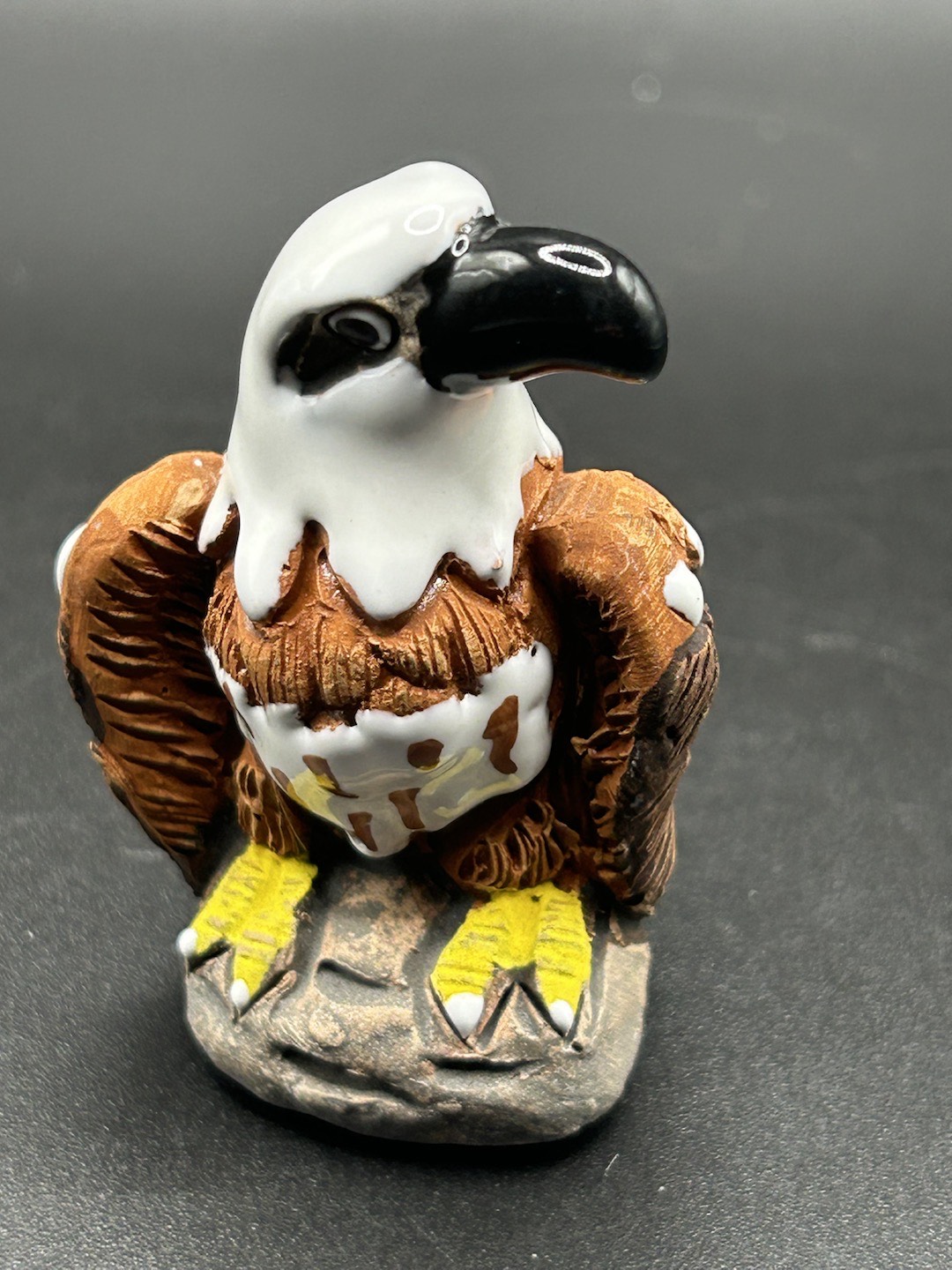 Leps Peru Clay Pottery Eagle Figurine