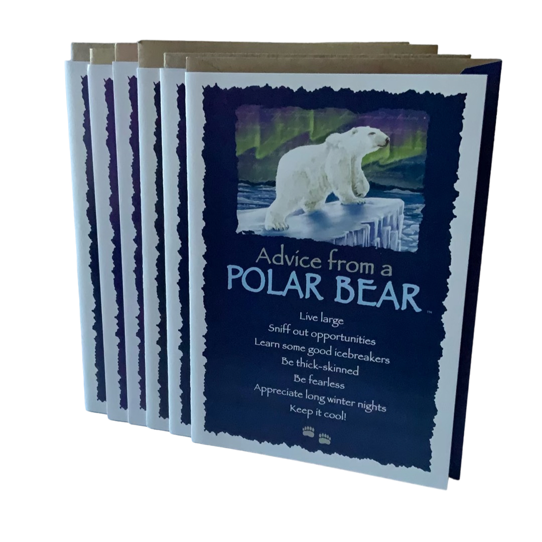 Advice From A Polar Bear 🐻‍ ️ Greeting Card