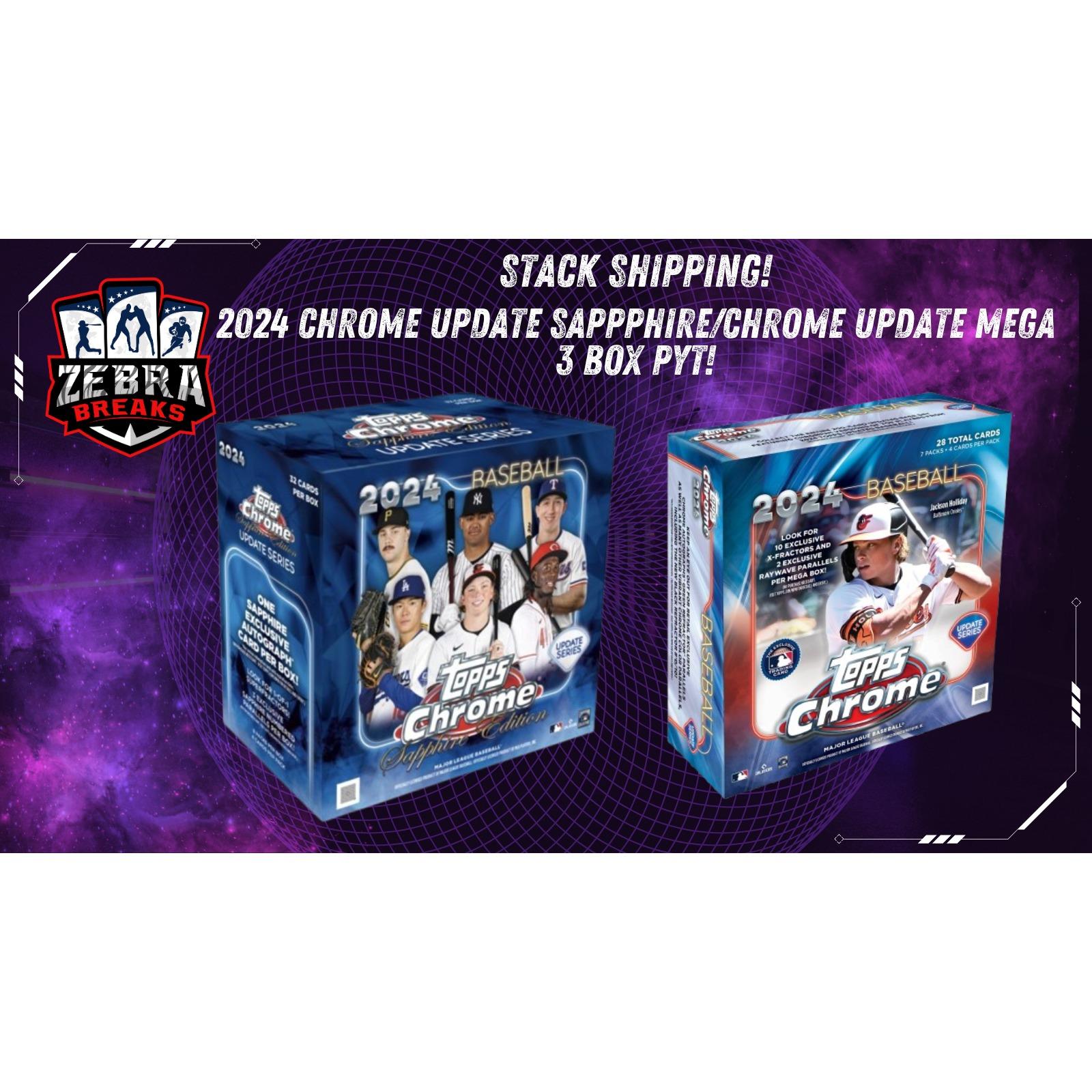 ZB 24509: 2024 Chrome Update Sapphire/TCU Mega 3 Box Stack PYT 1