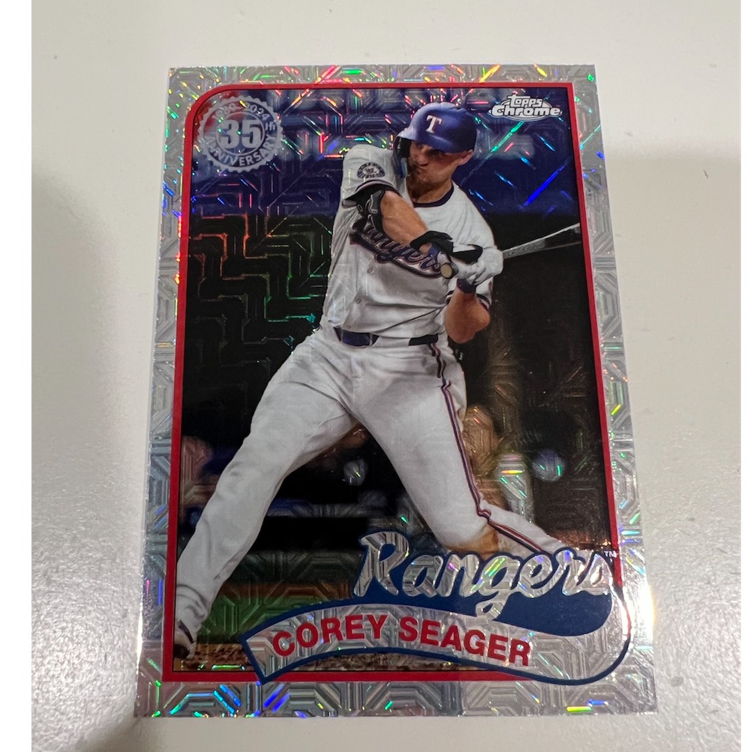 Corey Seager 1989 Silver Pack Mojo Texas Rangers