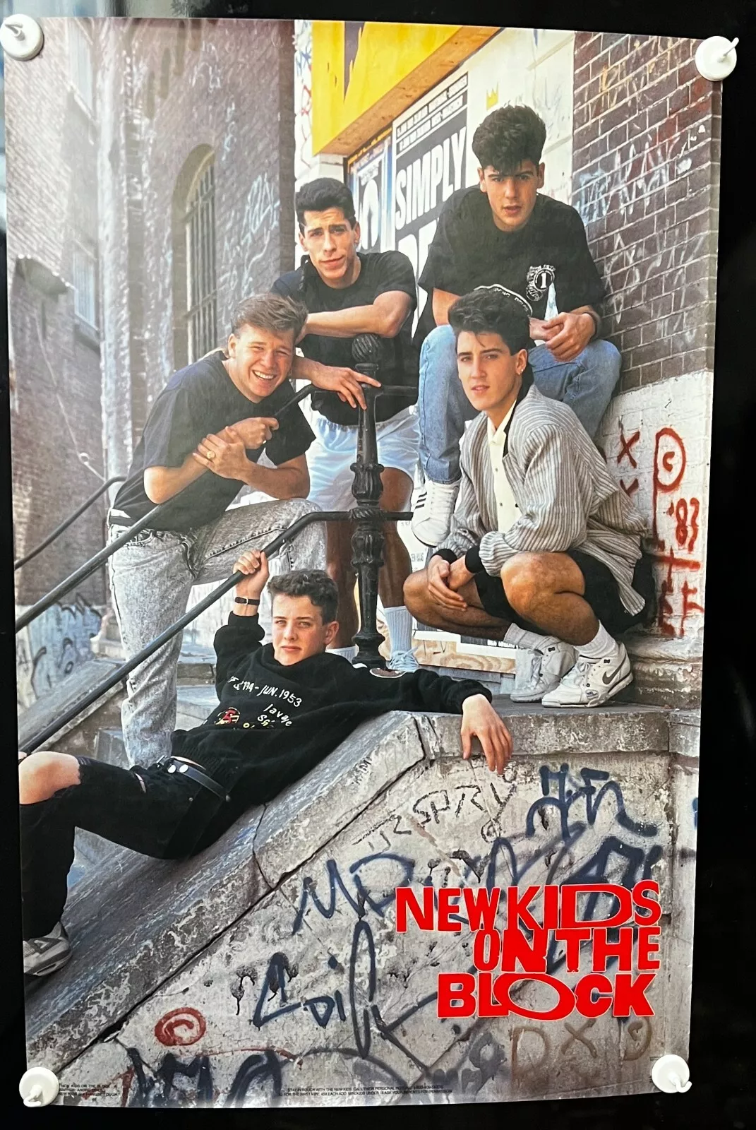 New Kids On The Block Posters Lot Of 4 Vintage Original 1990s Not ...