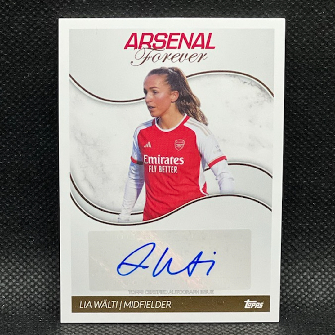 Lia Walti 2024 Arsenal Forever Autograph Soccer Card
