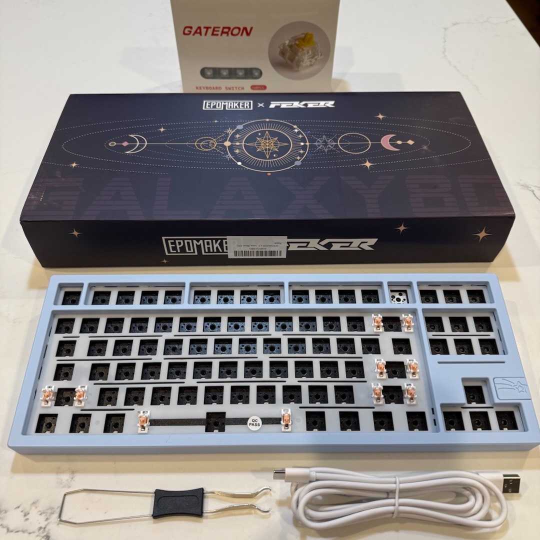 Epomaker x Feker Galaxy 80 + Switches+Keycaps