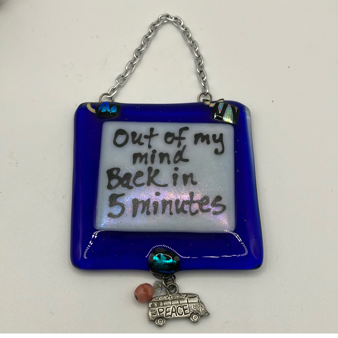 Fun Fused Glass ‘Sign’