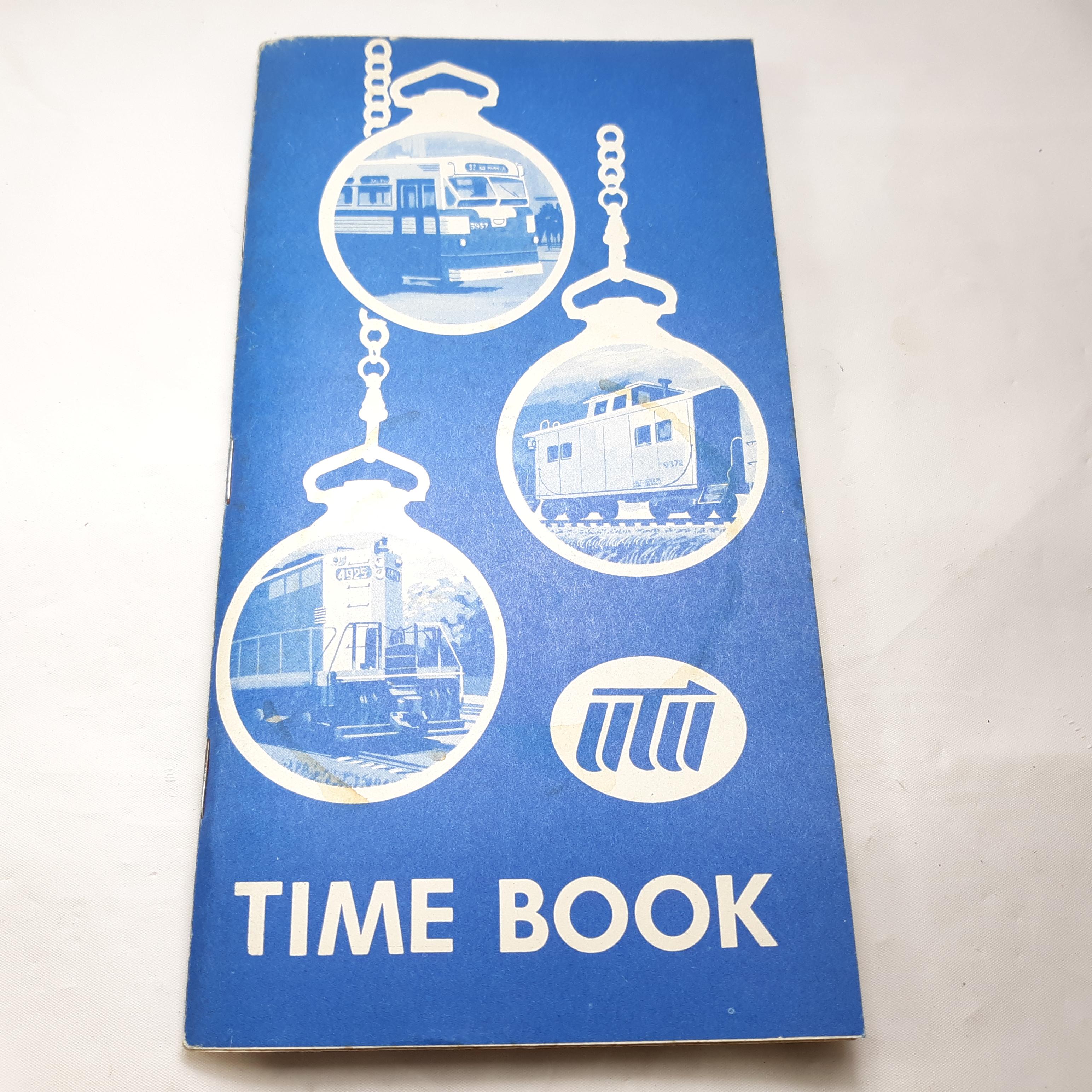 UTU United Transportation Union Railroad Time Book 1980's
