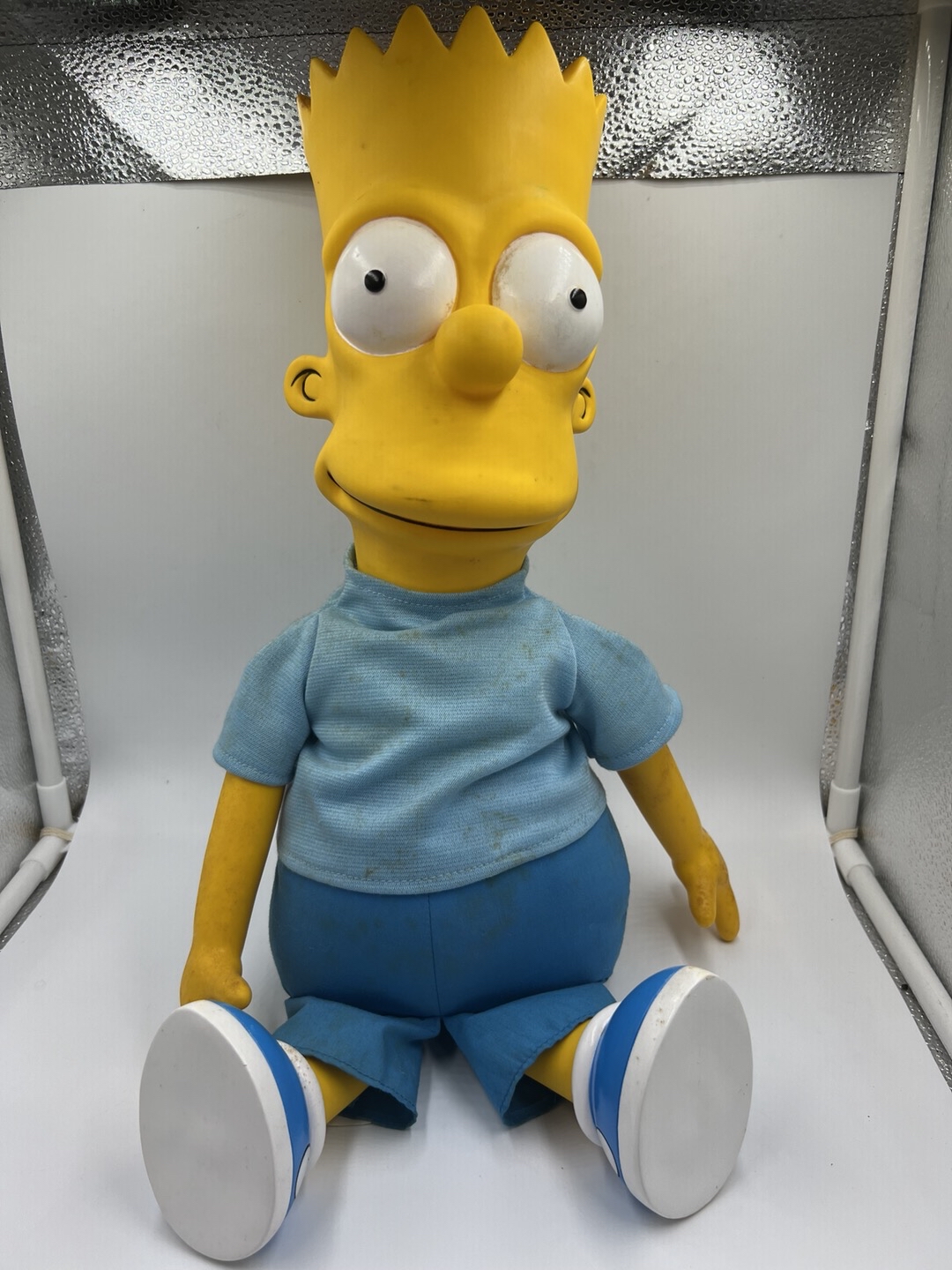 135 1990 BART Simpson Pull String Talking Doll - Works - 19”