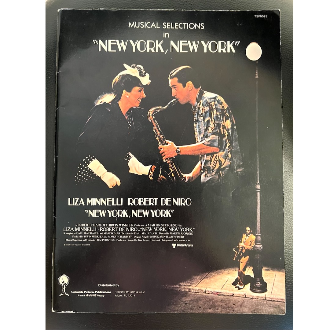 Musical Selections Music Note Sheets Book 'New York New York' Broadway ...