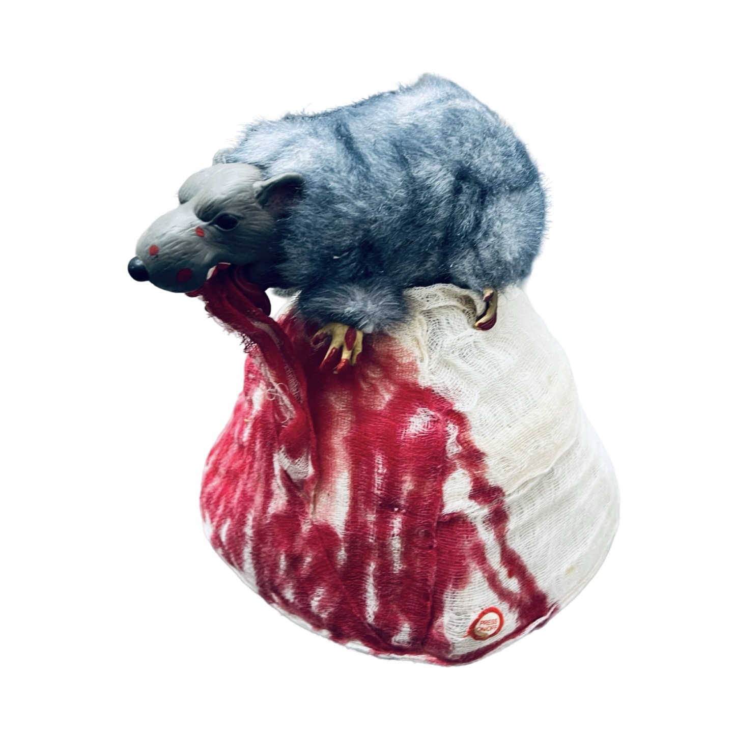 011 Animated Talking Rat Brain Eater Halloween Decor
