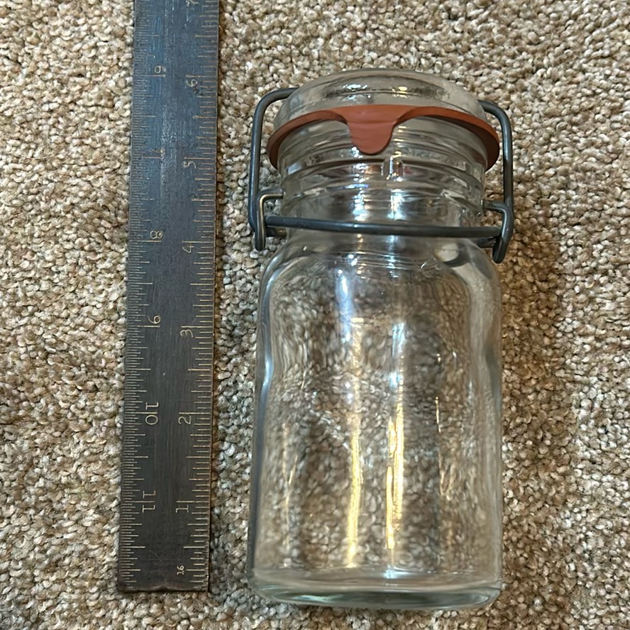 Vintage Wheaton Canning Jar 5.5” Tall