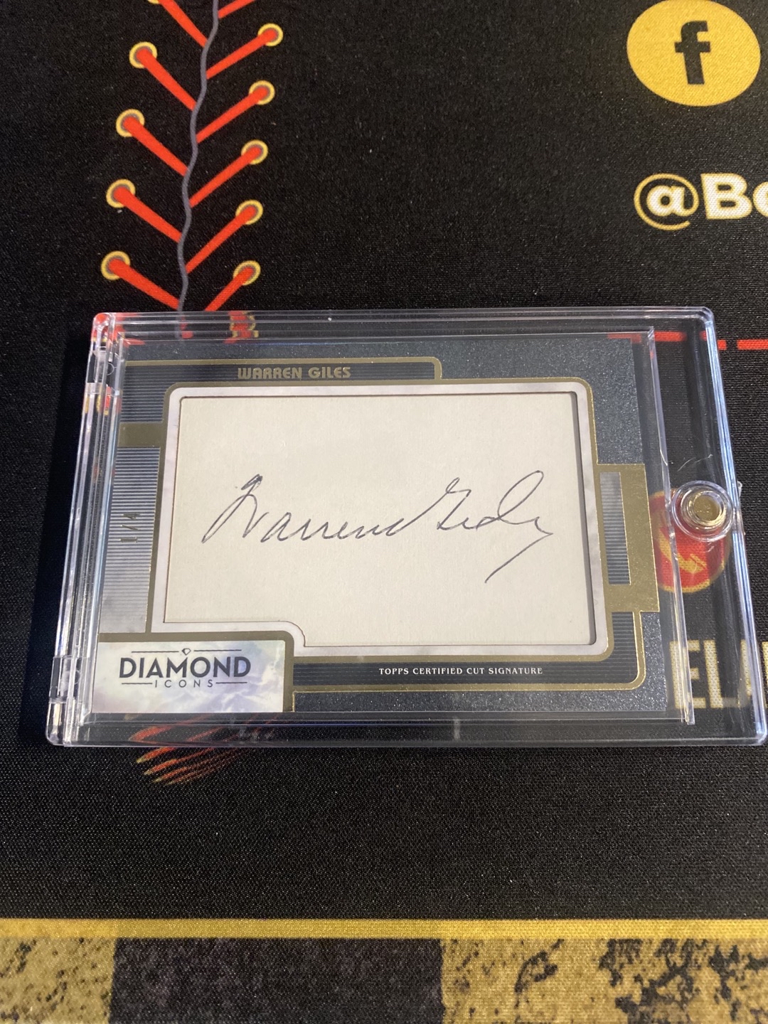 WARREN GILES 2023 Diamond Icons Cut Signature 1/4