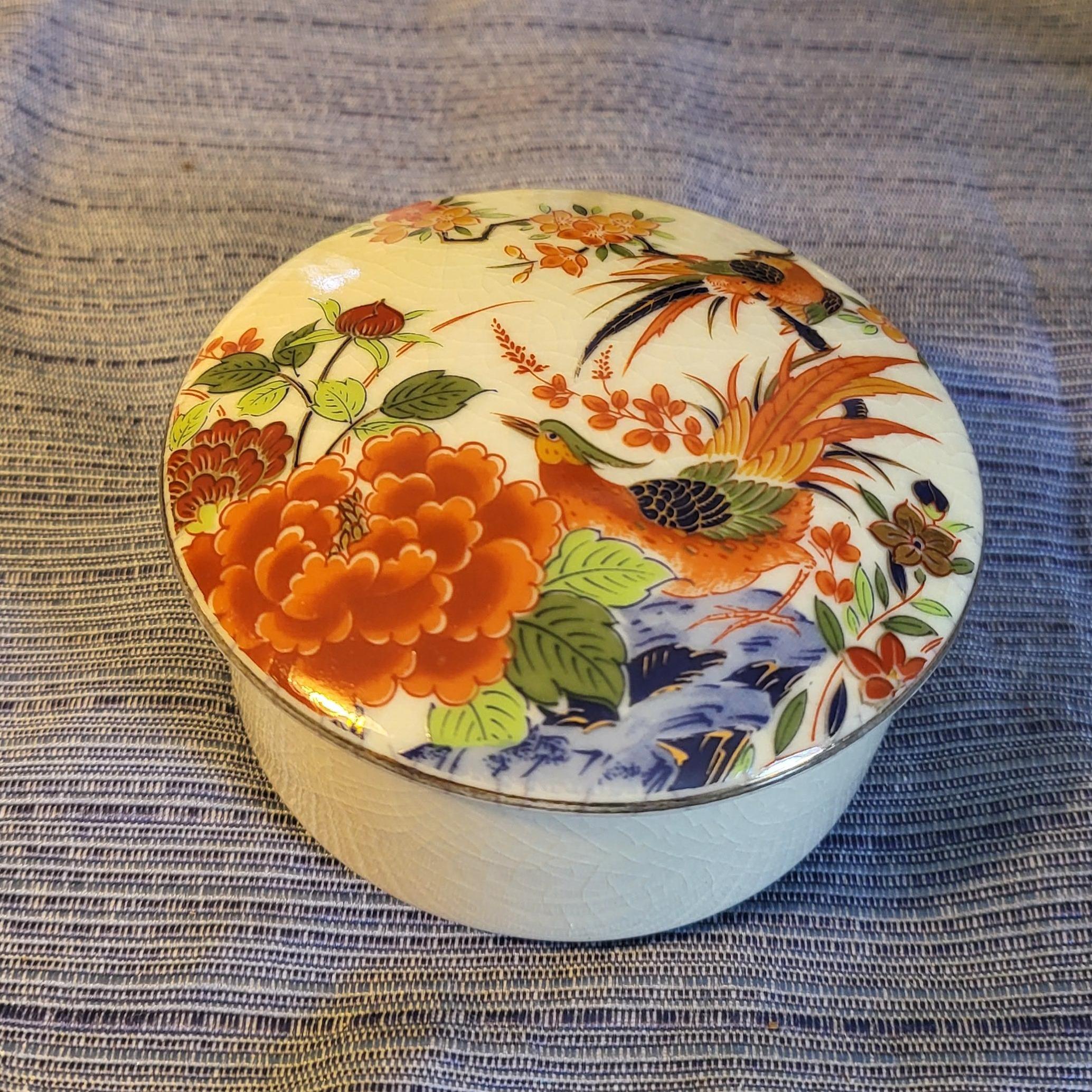 Vintage Lego Ceramic Trinket Box