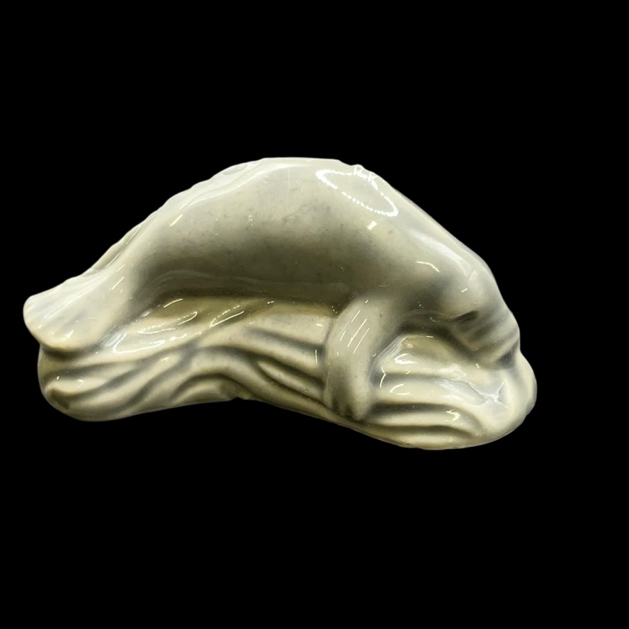 Wade Whimsies Walrus 2” Vintage Ceramic Whale Figurine