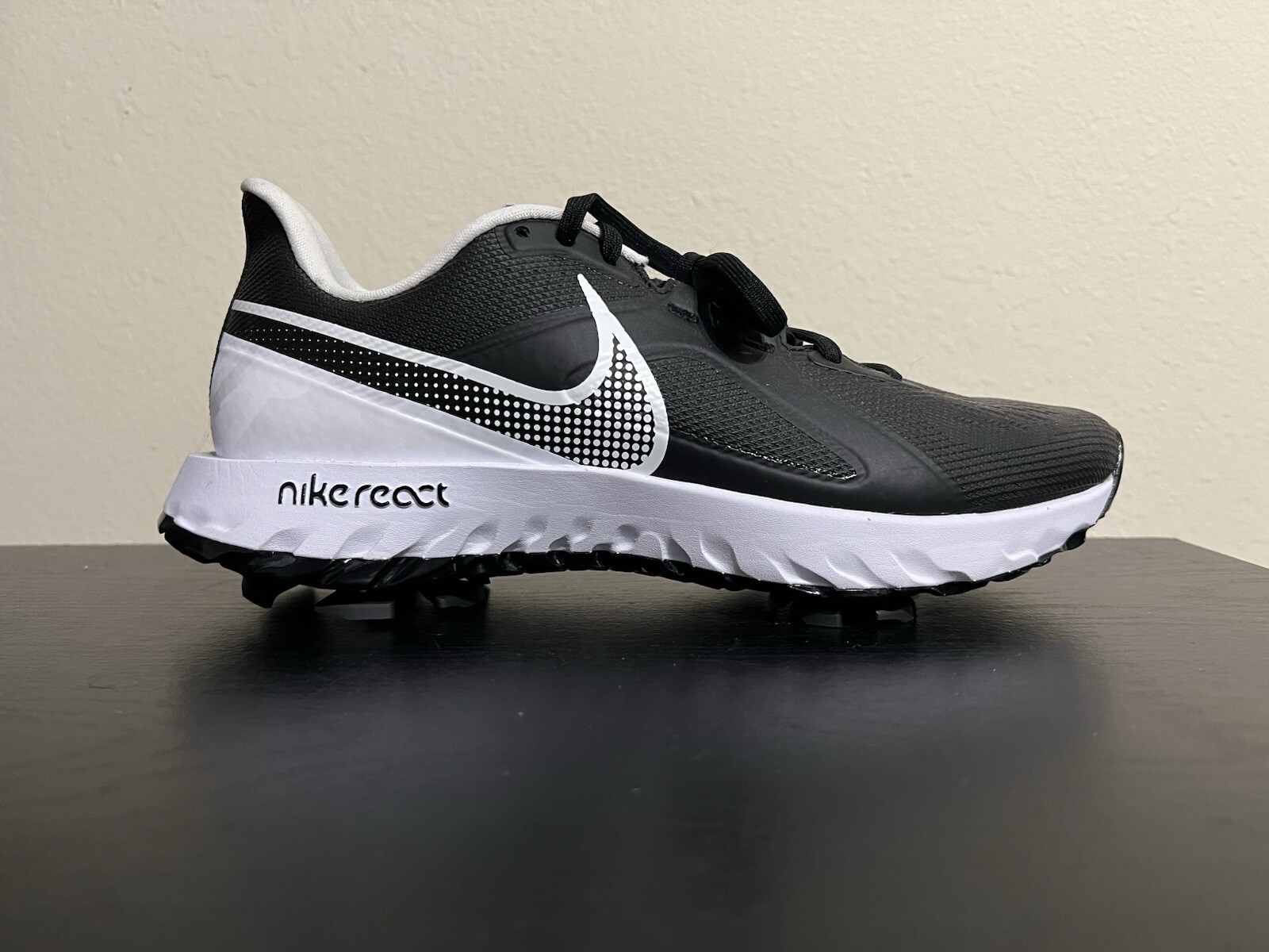 Nike React Infinity Pro Golf Shoes Men Size 8 Women 9 Black / White ...