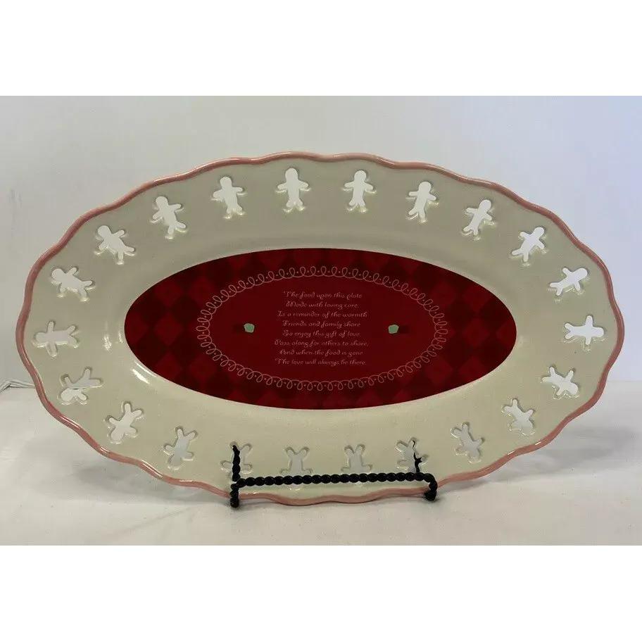 Vintage Christmas Cookie Giving Platter by Artist Bonnie Lynn Russ ...