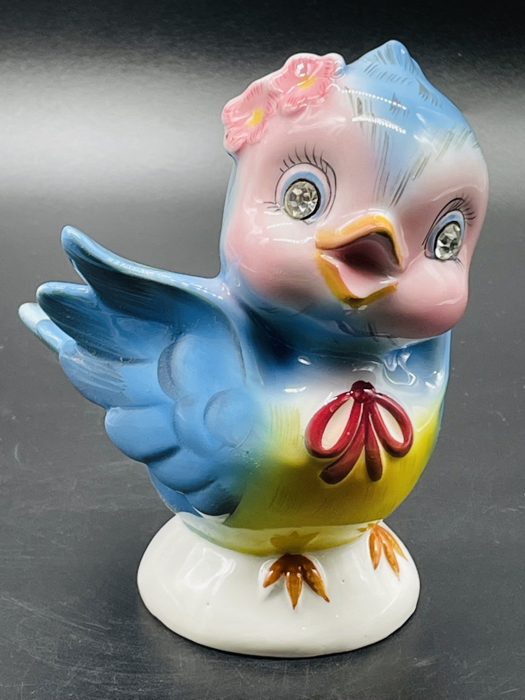 Lefton Bluebird Anthropomorphic Bank Geo Z Lefton