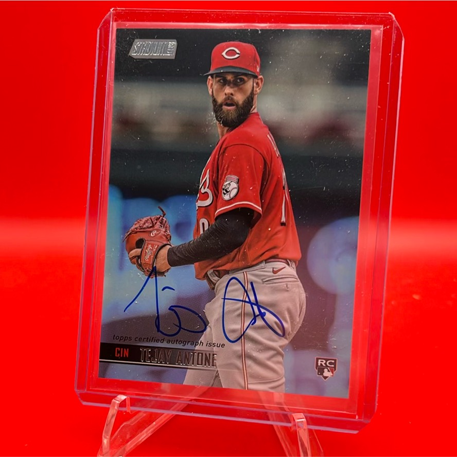 Tejay Antone 2021 Topps Stadium Club RC Auto Cincinnati Reds