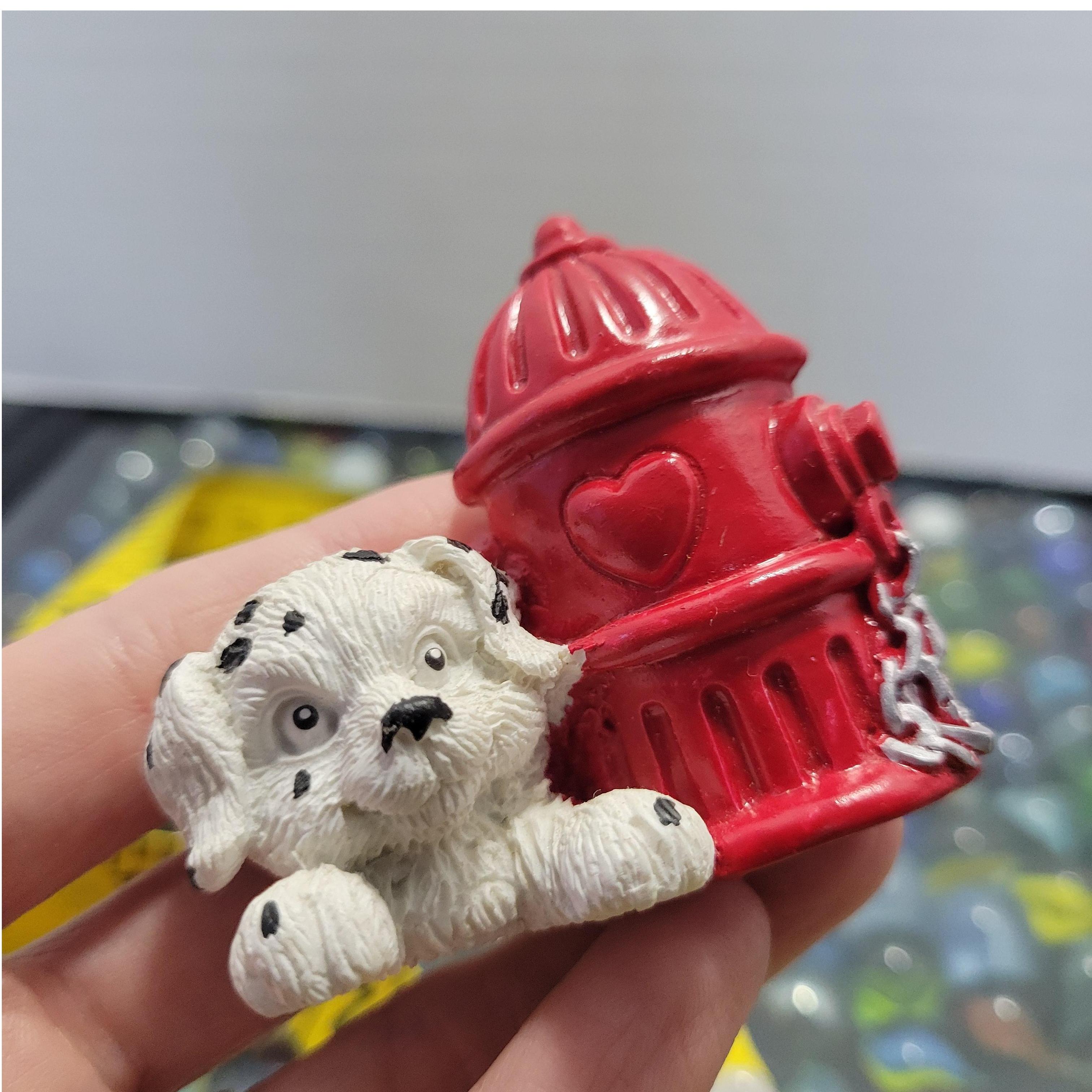 Enesco Dalmatian Fire Hydrant Magnet