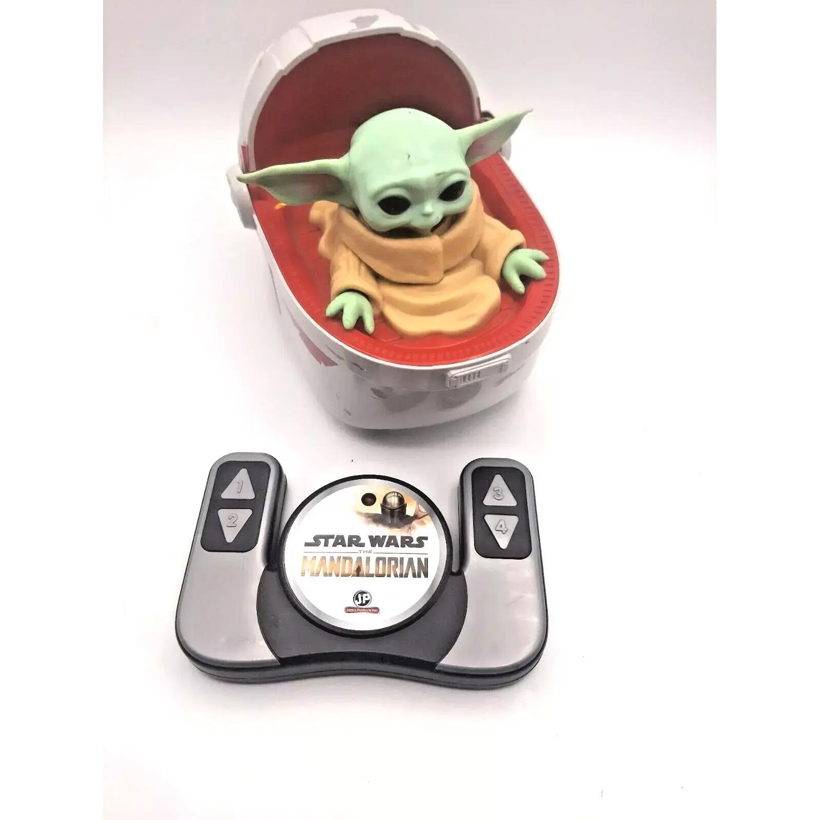 Disney Star Wars Mandalorian Grogu Hover Pram Remote Radio Control Toy ...