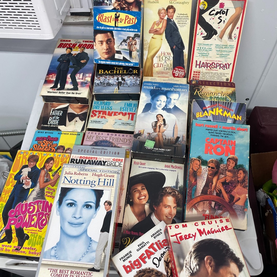 Lot Of 20 VHS Tapes - Romance Comedy Mixed