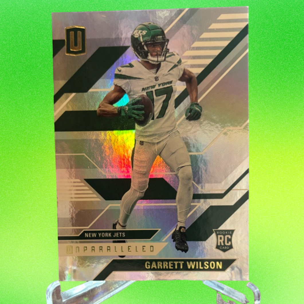 Garrett Wilson Unparalleled Holo Rookie