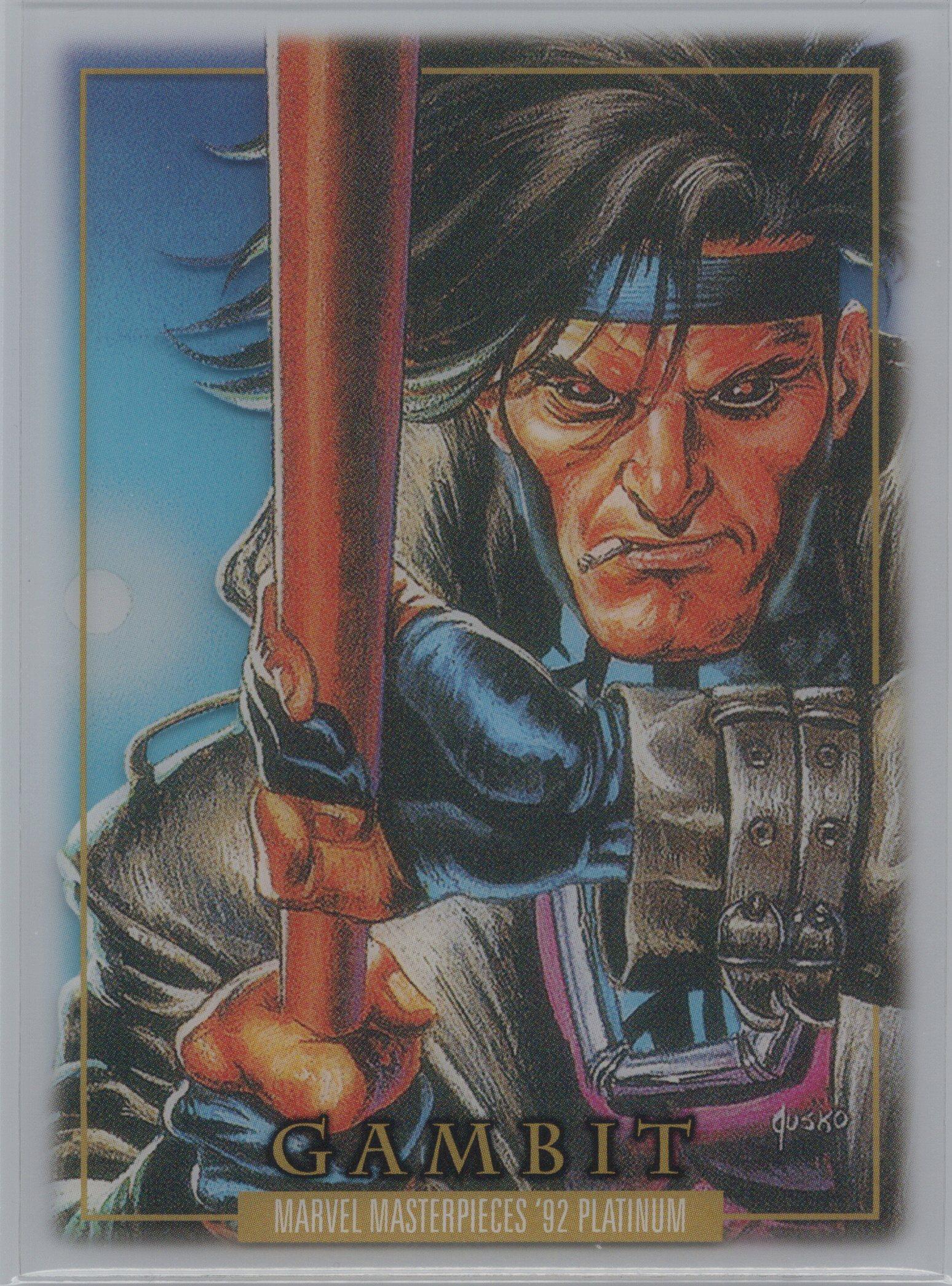 Gambit 2024 Skybox Marvel Masterpieces '92 Platinum #29 Clear Cut