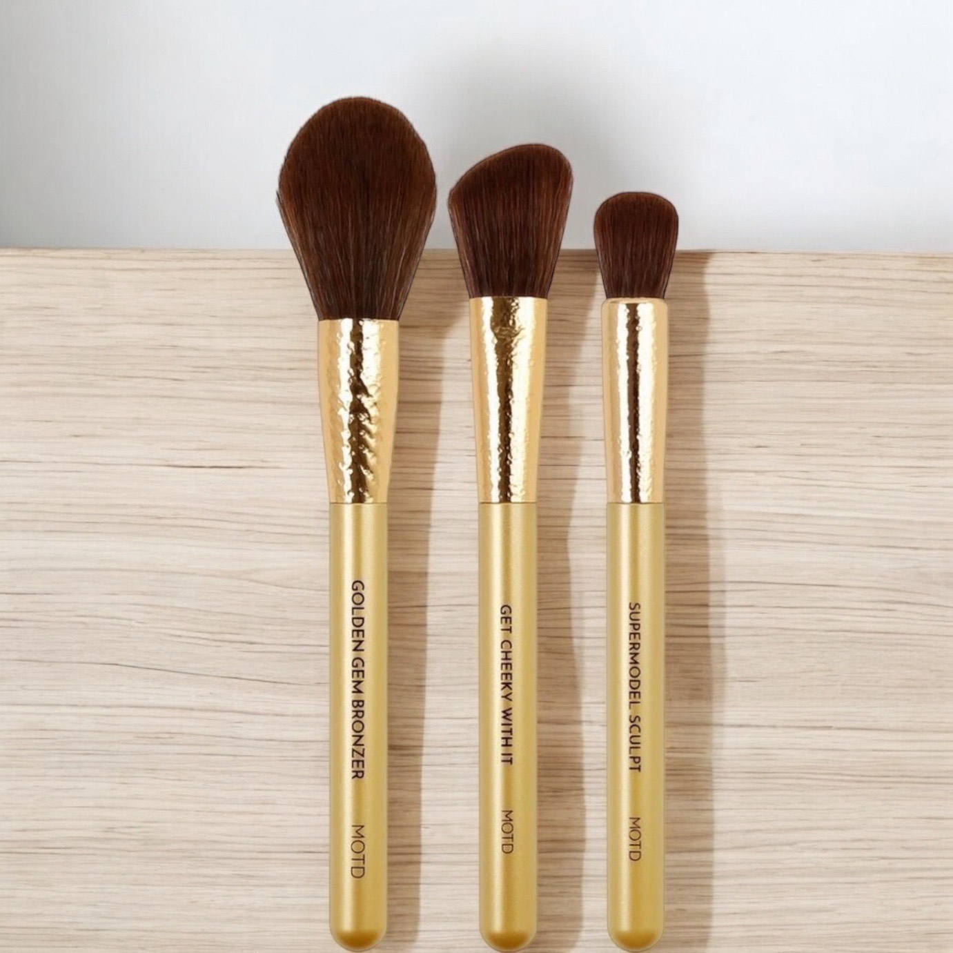 MOTD New In Pack Gold Goddess Makeup Brush Set