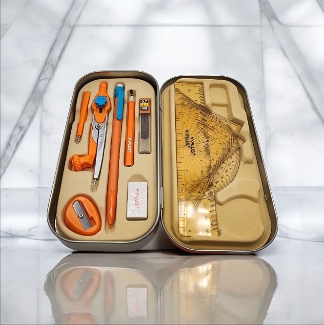 Geometry Set for Students, Math Protractor Compass with Rulers ...