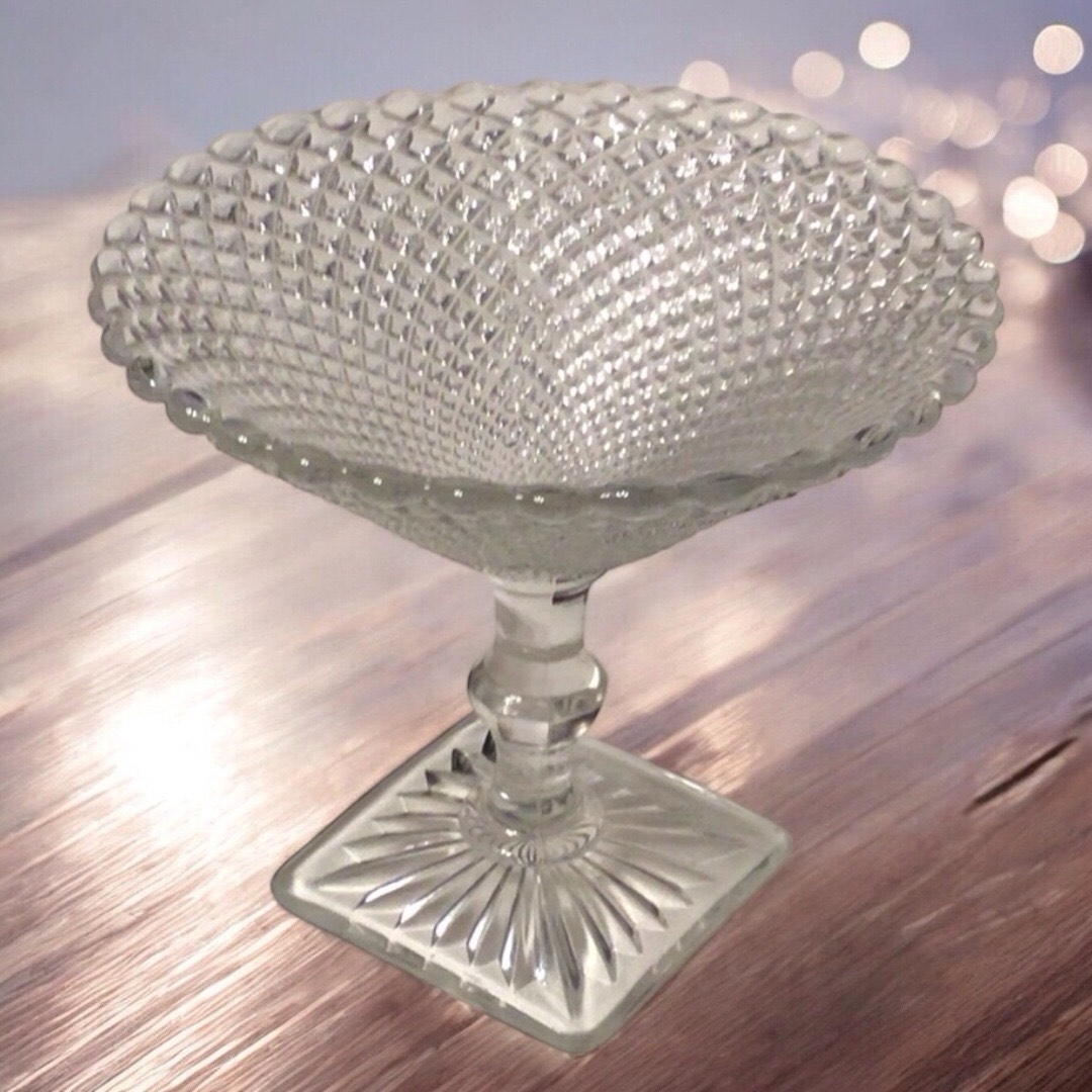 Vtg 1930’s Anchor Hocking Miss America Clear Compote Depression Glass 5 ...