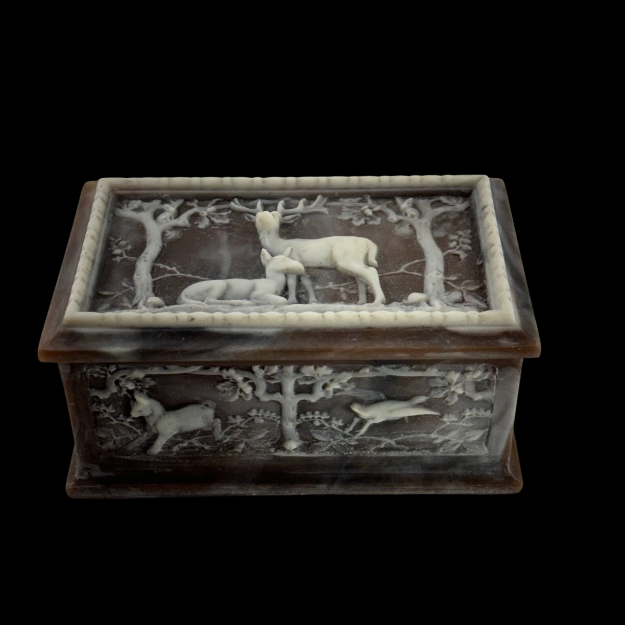 Incolay Wildlife Jewelry Box