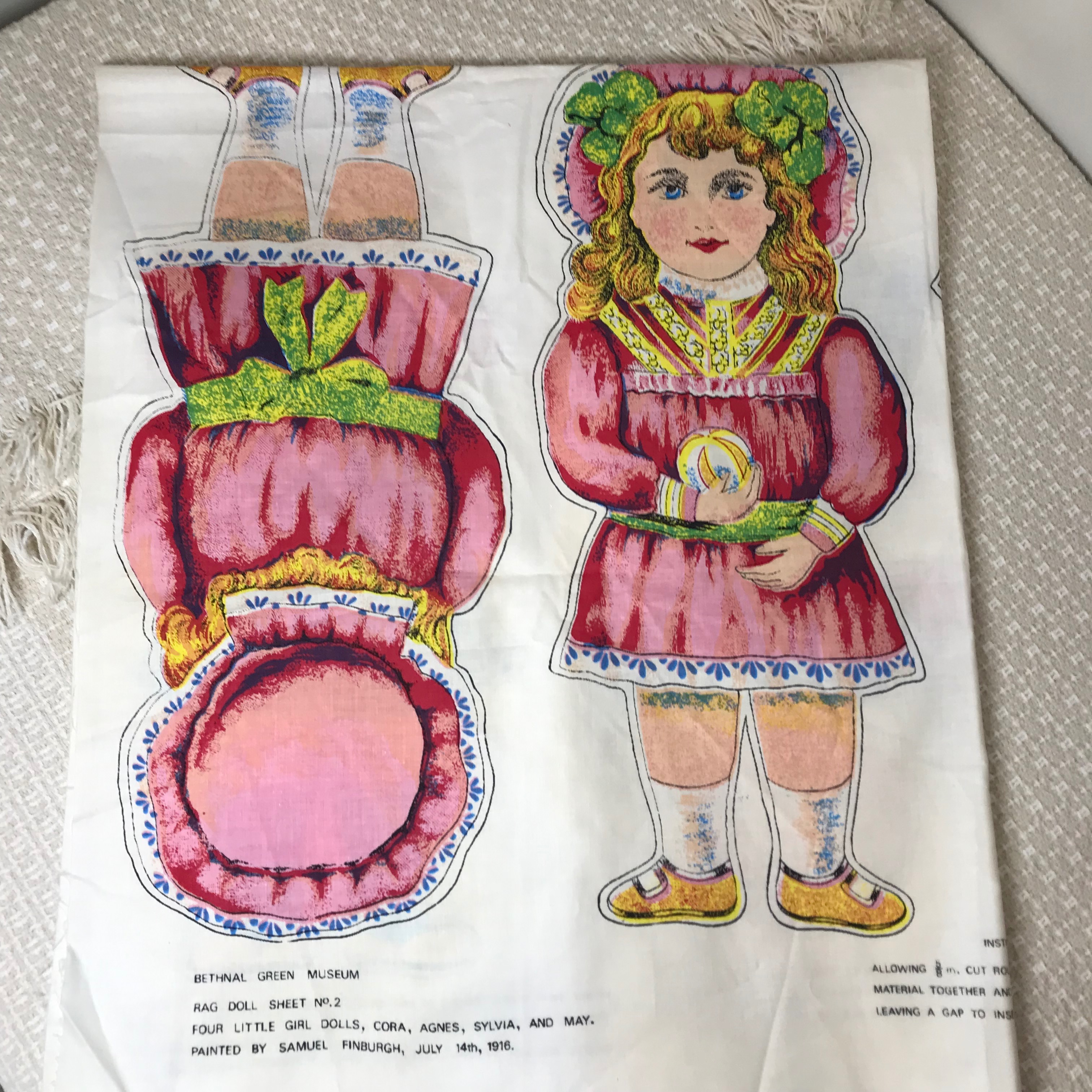Cut & Sew 4 Doll Panel
