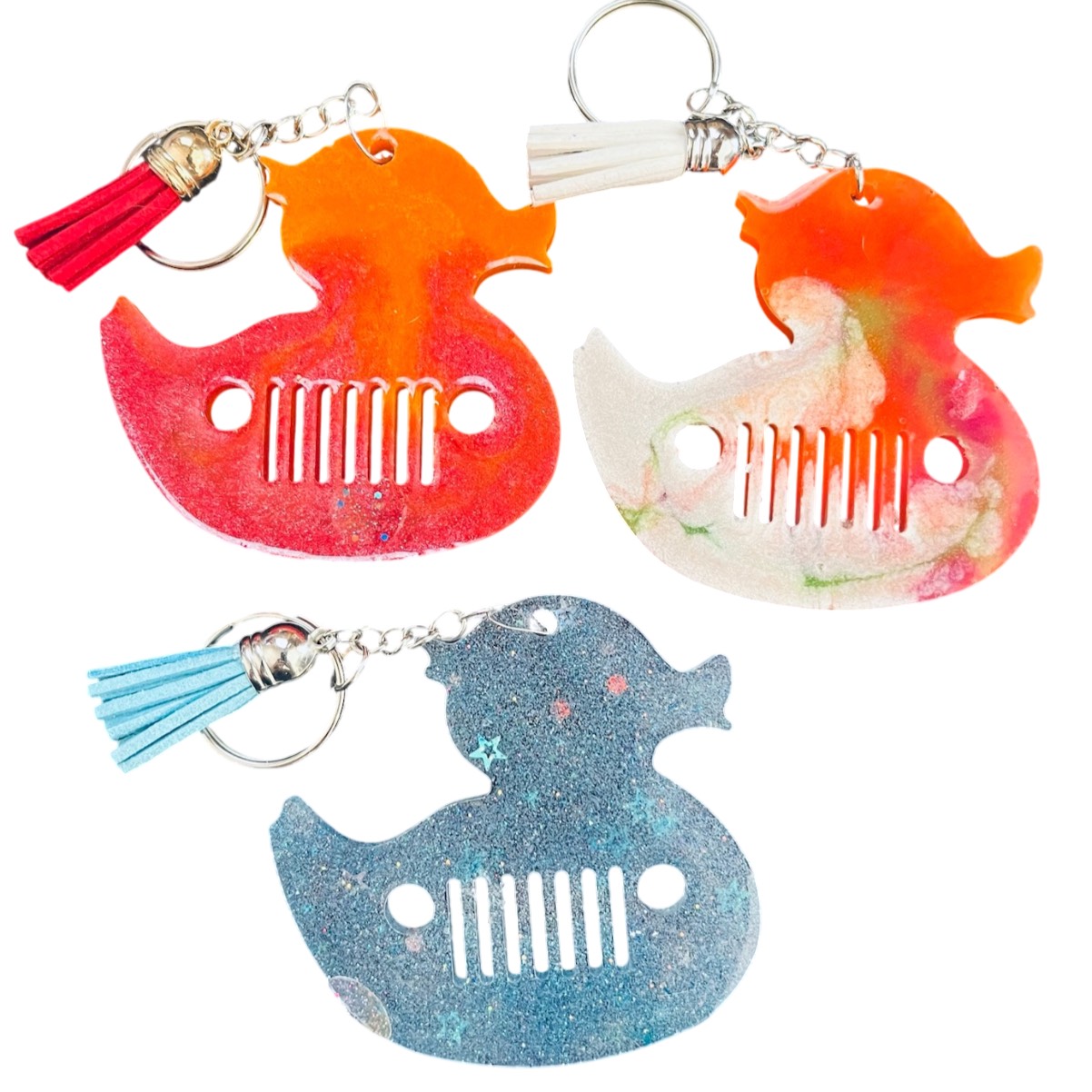 Epoxy Resin Keychains. Made By Me!