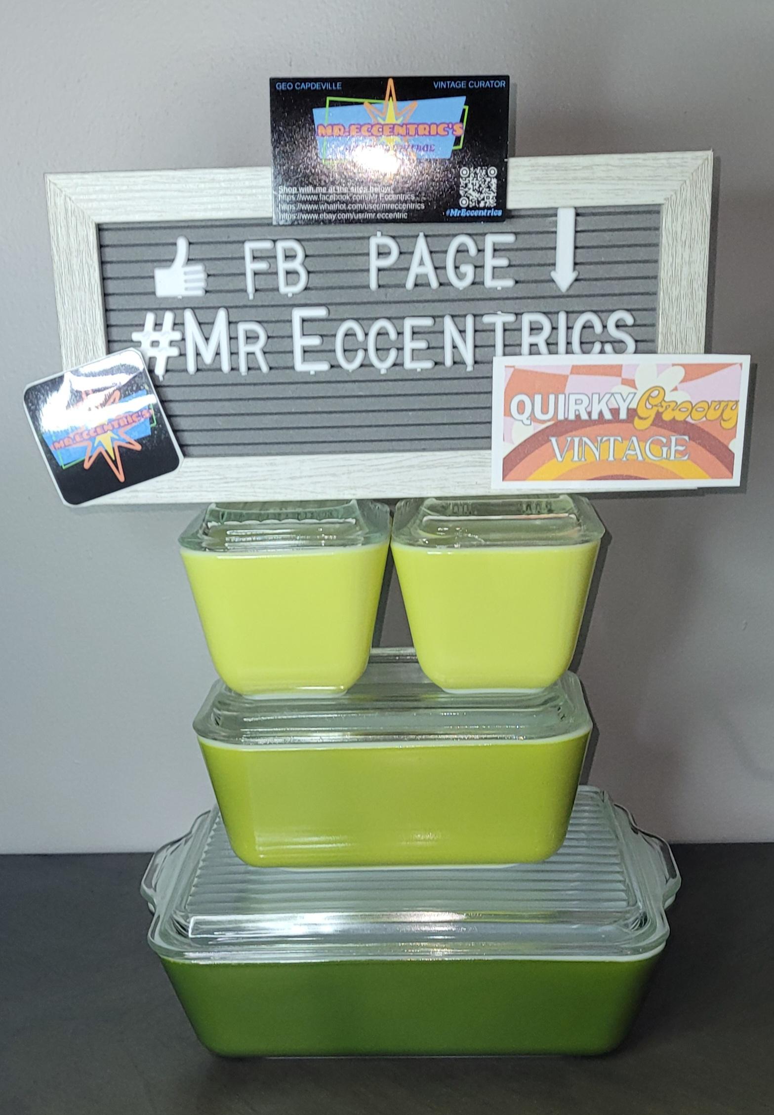 Pyrex Verde refrigerator set