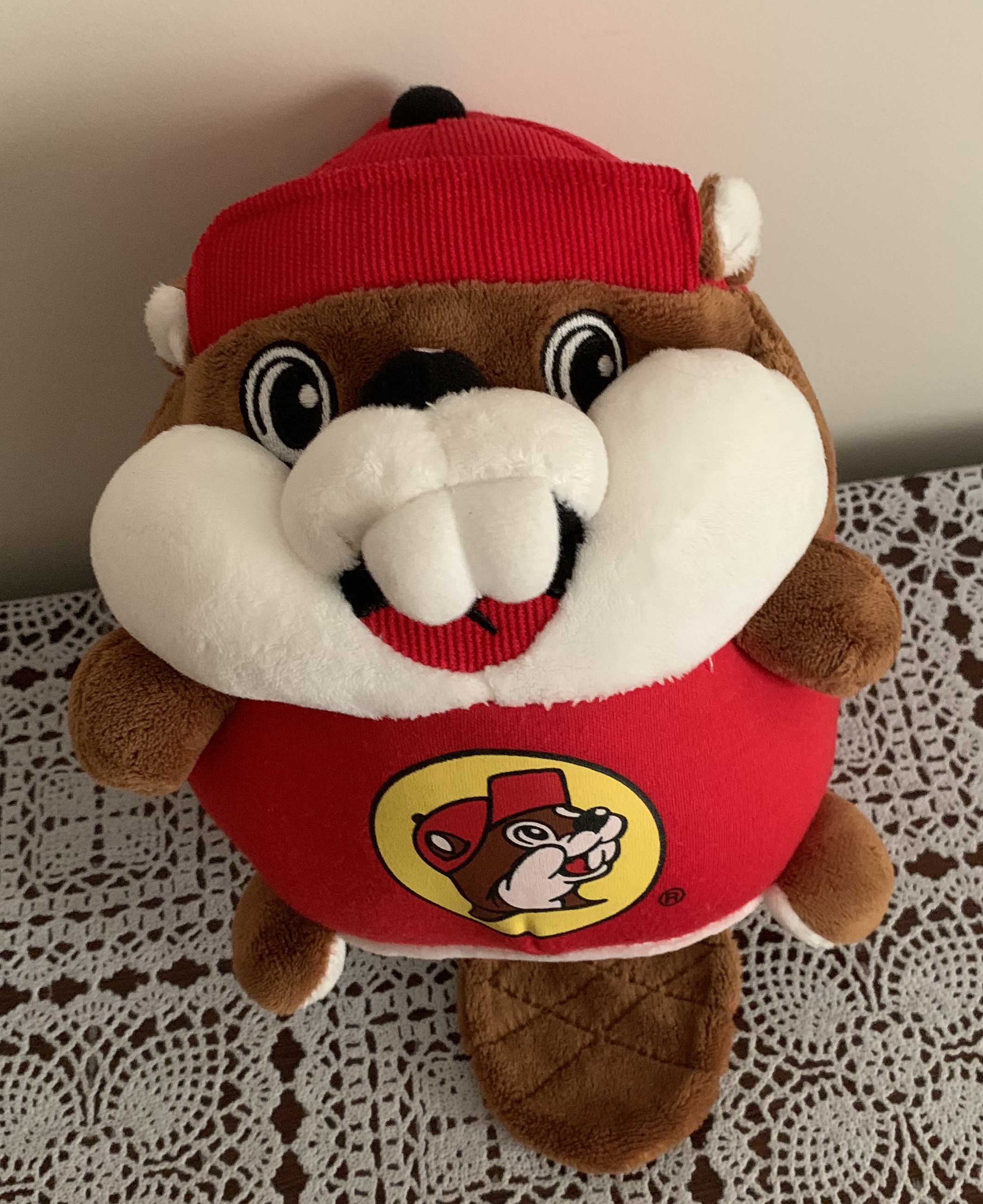 Buc-ees Beaver Mascot Stuffed Toy 7 Inch Fat Round Ball Squishy Long ...