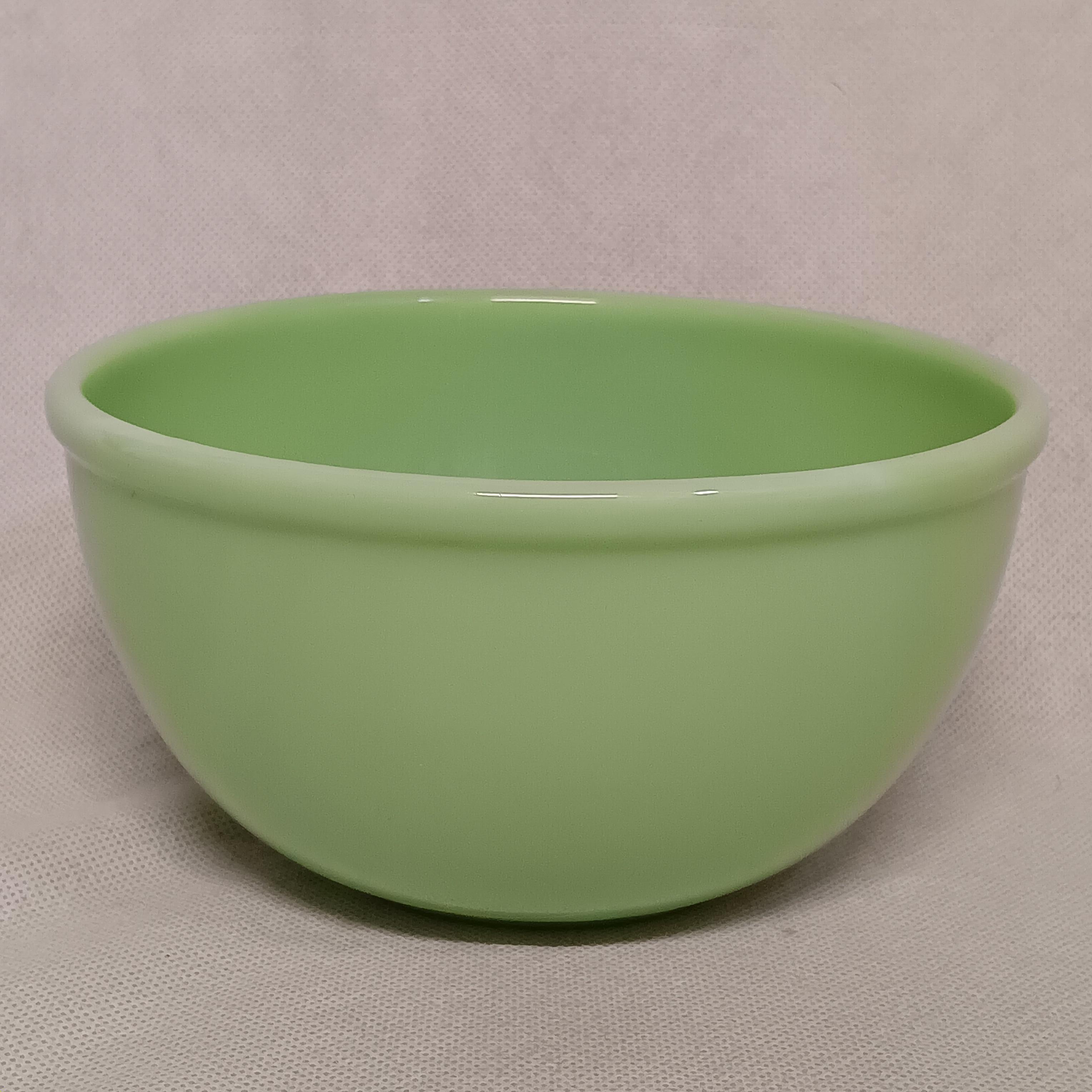 Fire King Jadeite Mixing Bowl 7" x 3.75" Beaded Edge