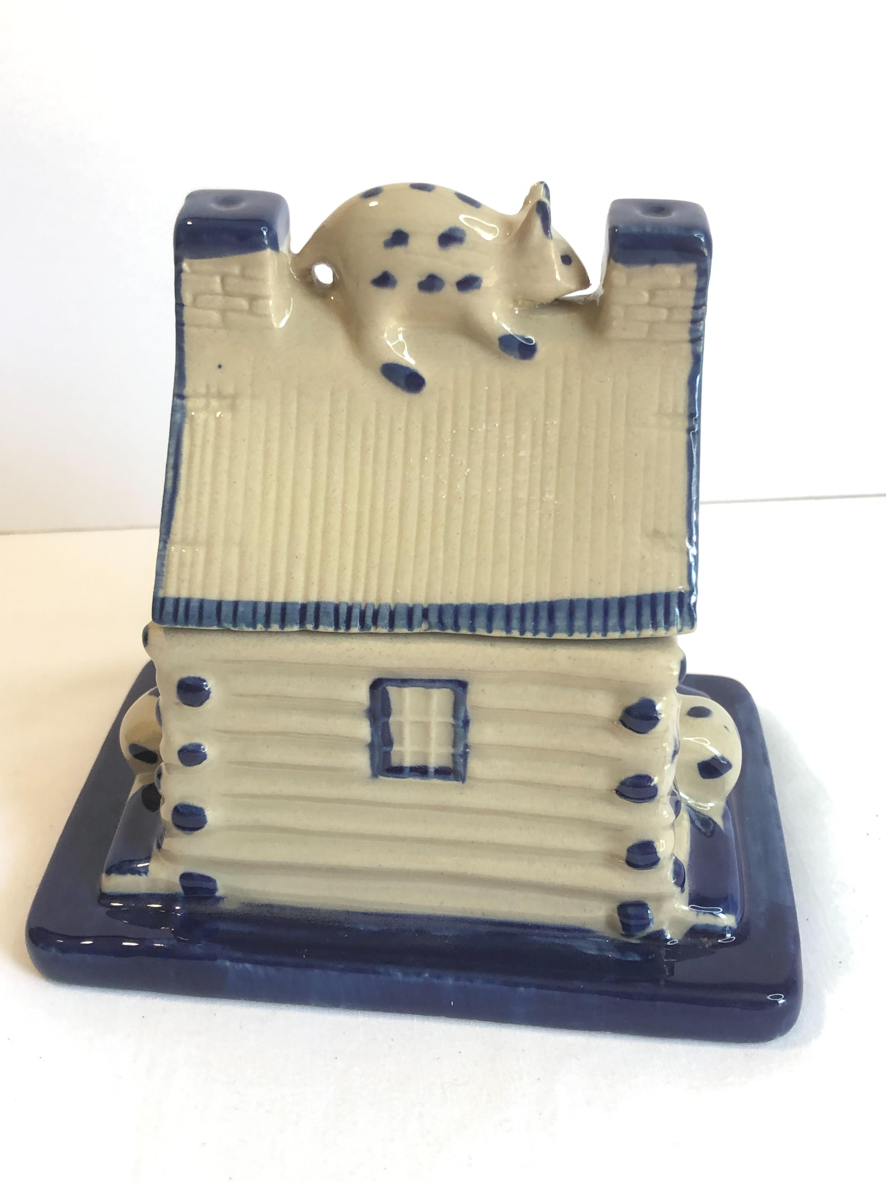 Log Cabin Trinket Box MMA Replica Thomas Haig Jr William Henry Harrison ...