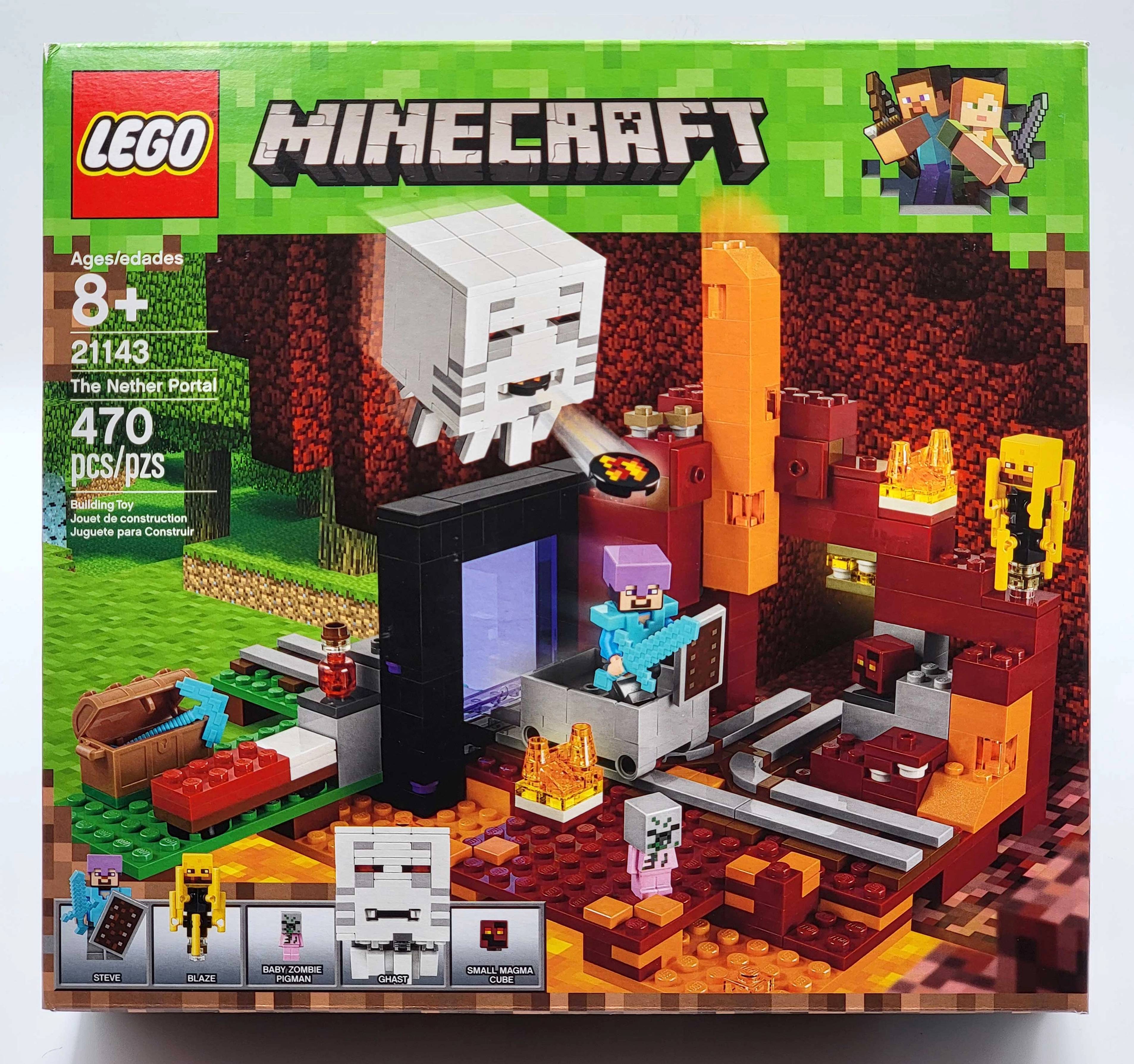 LEGO Minecraft: The Nether Portal 21143, sealed set