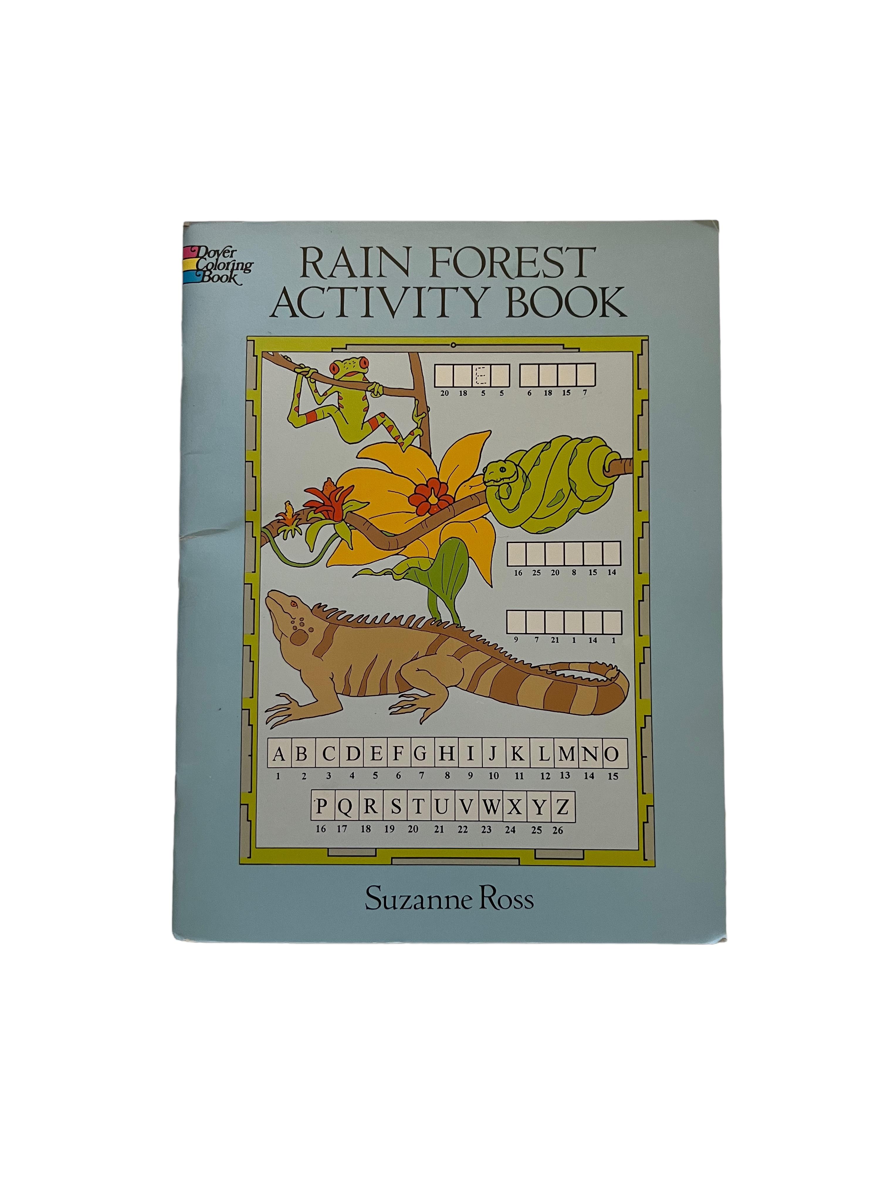 1995 Rain Forest Activity Book. Suzanne Ross- Dover Publications. Full Size