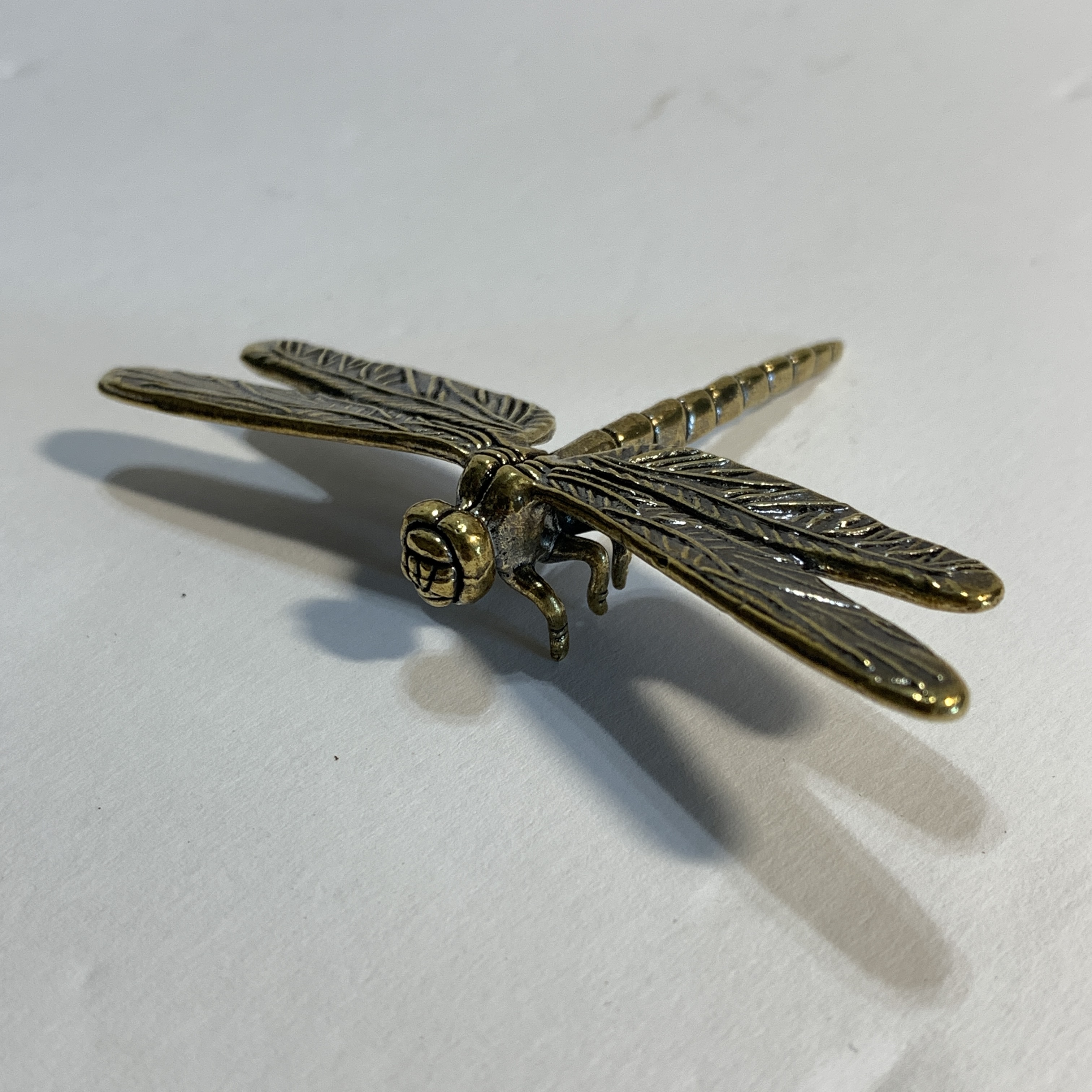 Miniature Brass Dragonfly