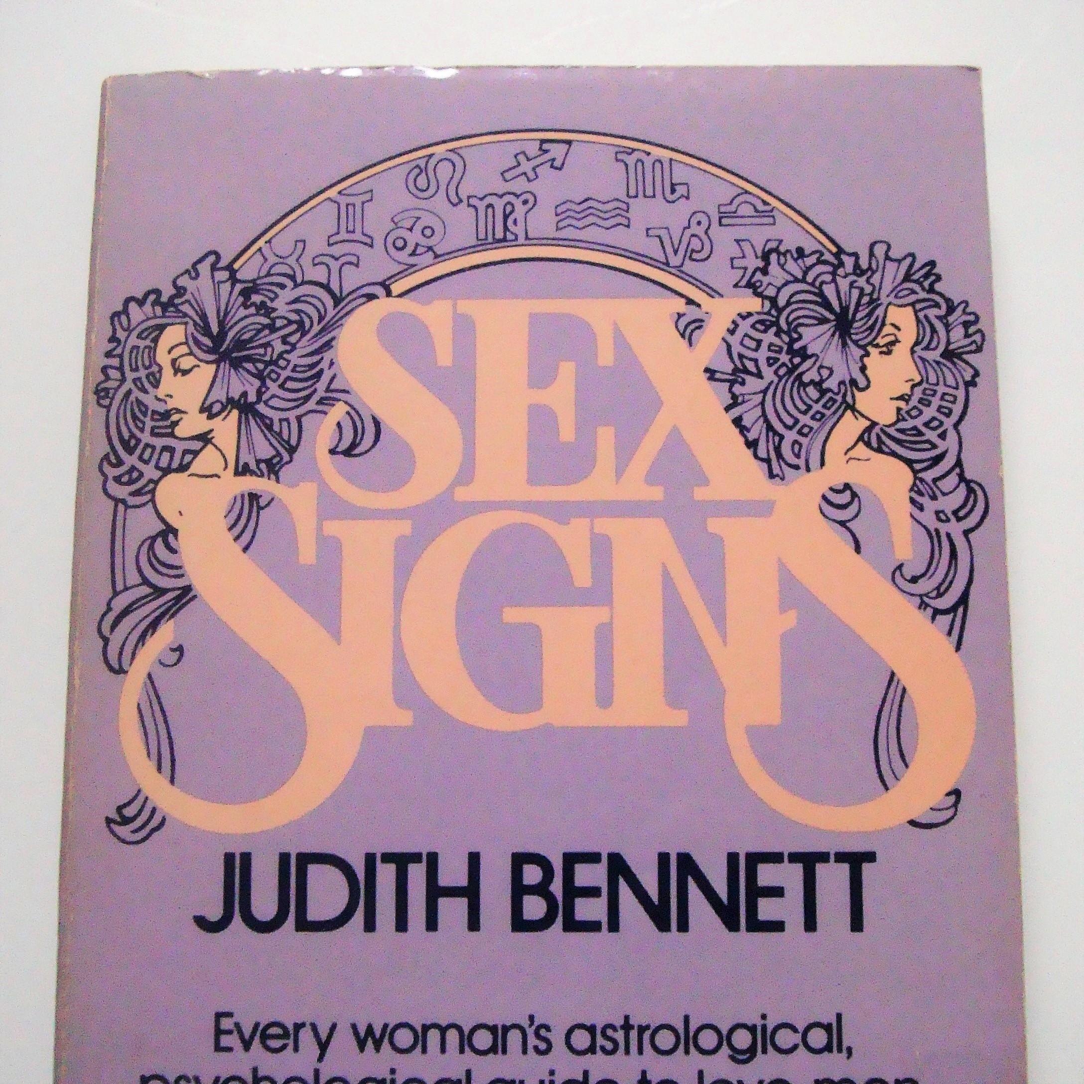 Judith Bennett - SEX SIGNS Astrology Book (c)1980