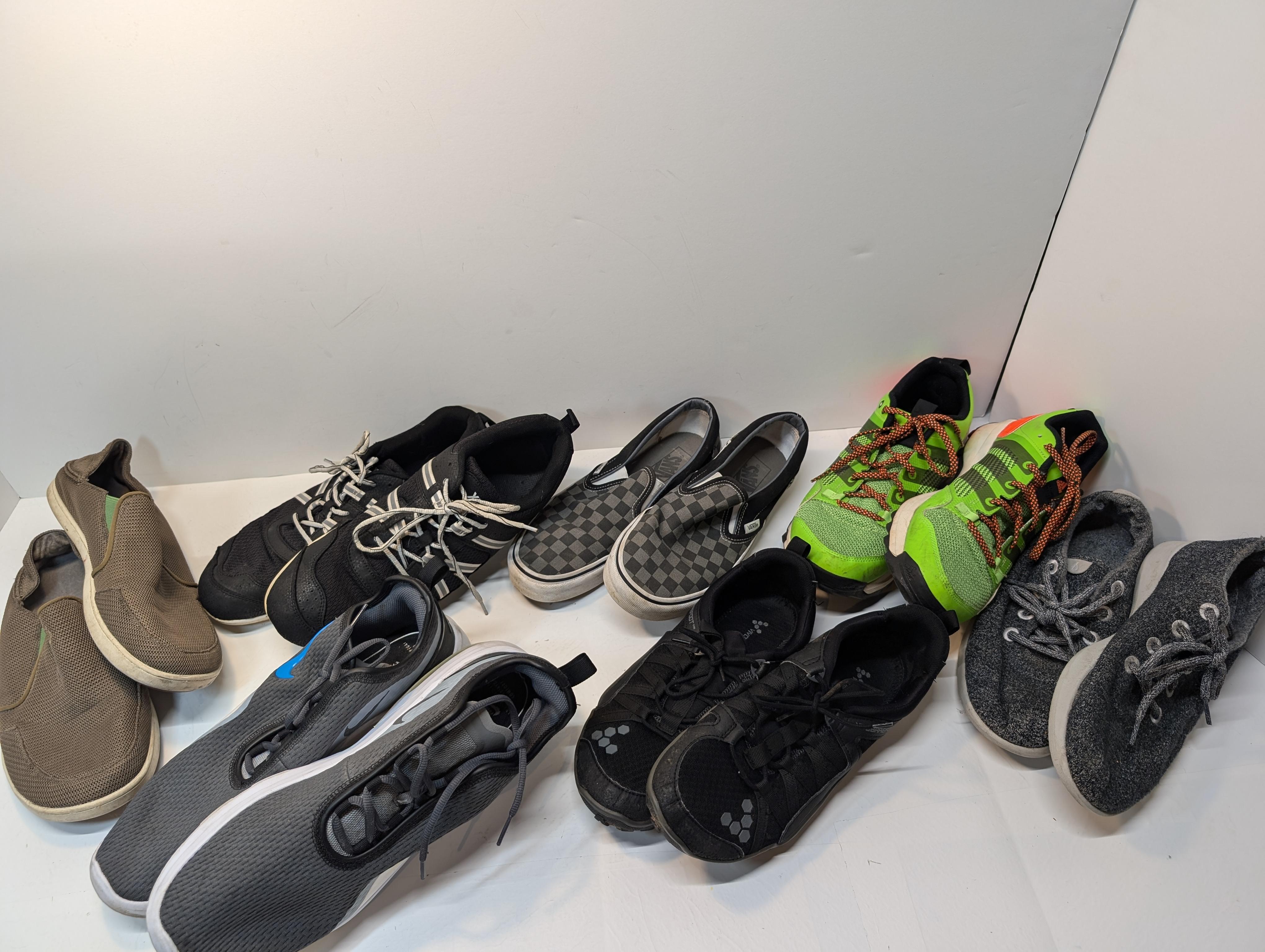 Men's Shoes Mixed Lot Of 7 Pairs