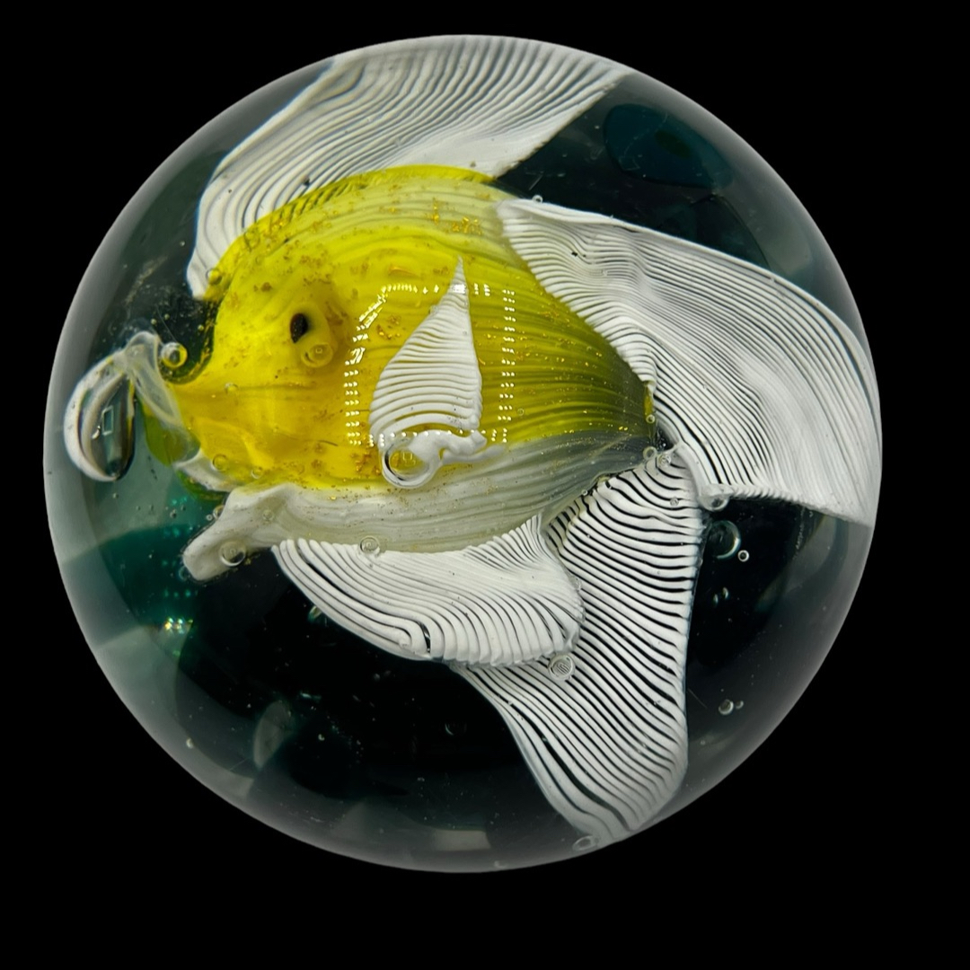 Murano Cenedese Glass Fish Paperweight 3.5”