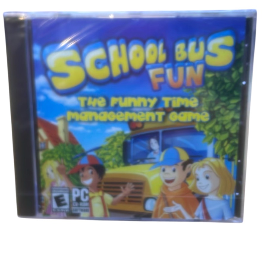 PC - School Bus Fun - The Funny Time Management Game - New Sealed