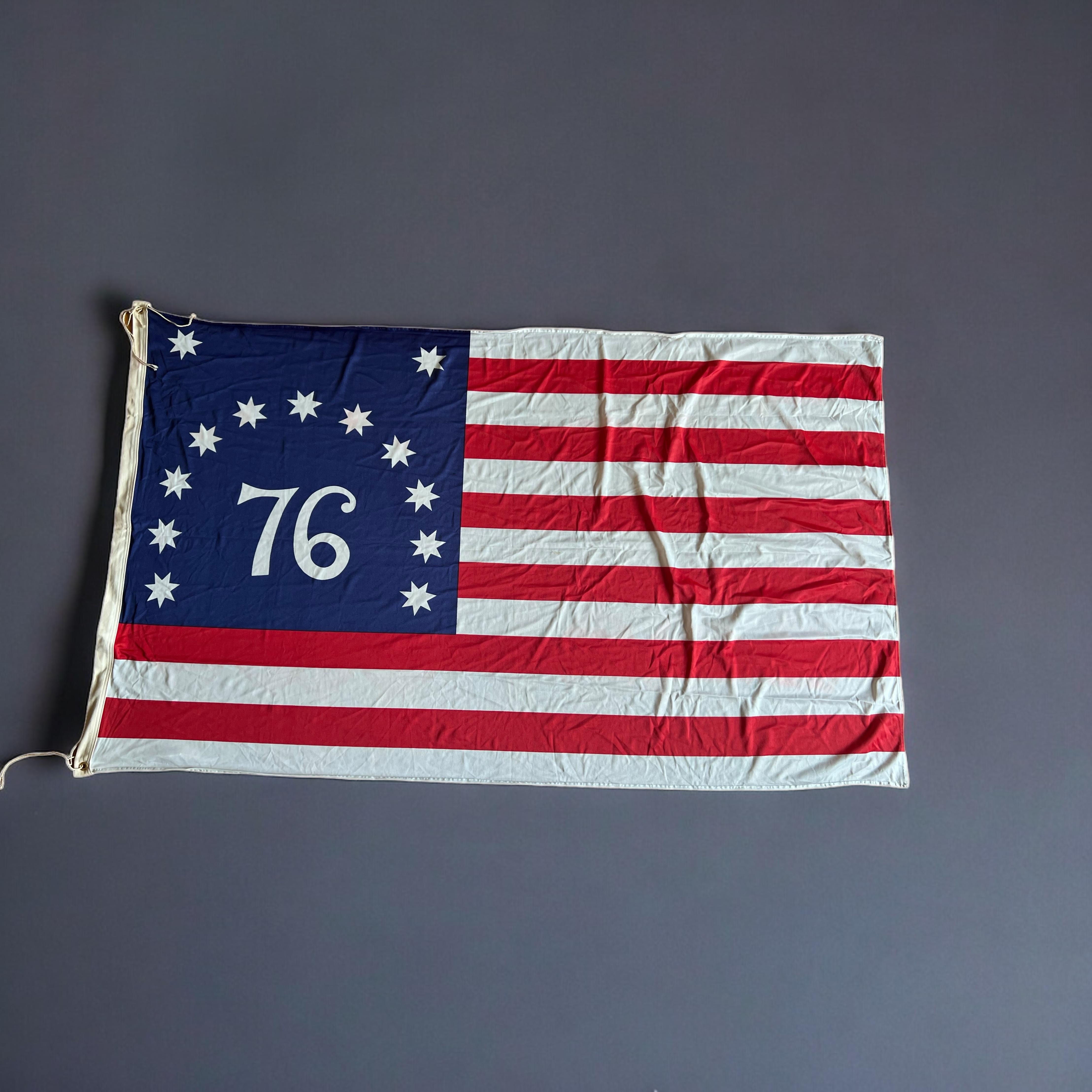Vintage 1976 Bennington Bicentennial American Flag 34 X 57 Large vintage-1976-bennington-bicentennial-american-flag-34-x-57-large