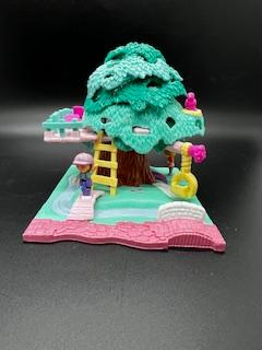 Polly Pocket Pollyville Tree House Playset, Complete