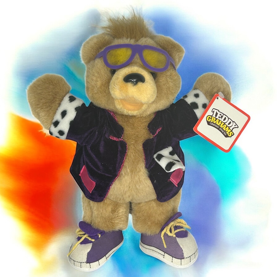 Applause Nabisco's "Teddy Grahams" Plush Stuffed Bear Rare From 1990 ...