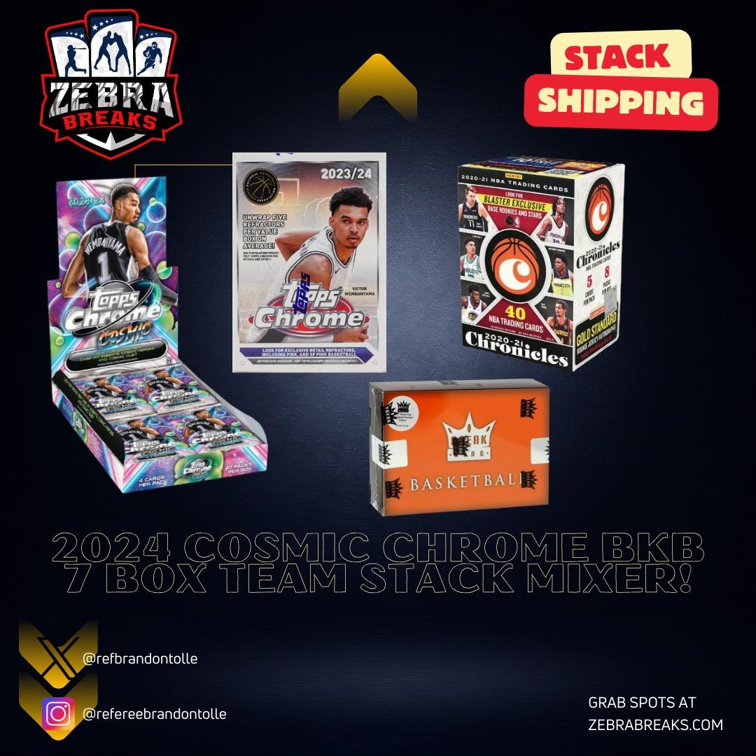 ZB 2518: 2024 Cosmic Chrome Basketball 7 Box Team Stack Mixer