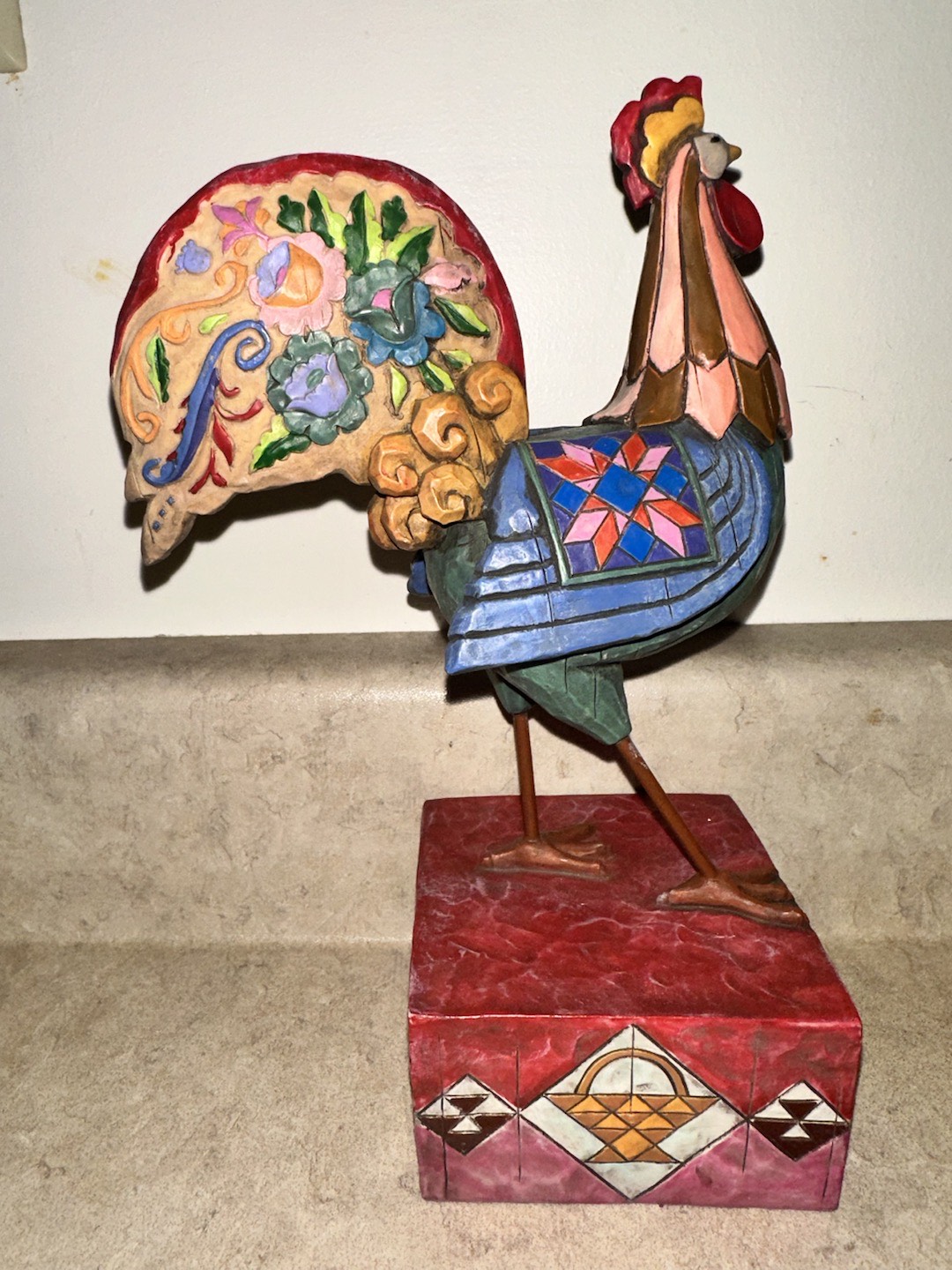Jim Shore 2003 The Spirit of Country Rooster Heartwood Creek 7.75 ...