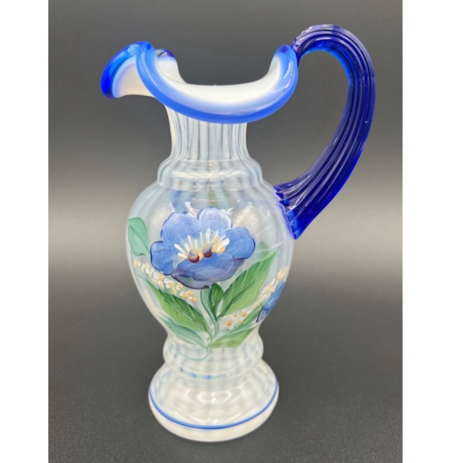 Fenton Hand Painted & Signed Vase